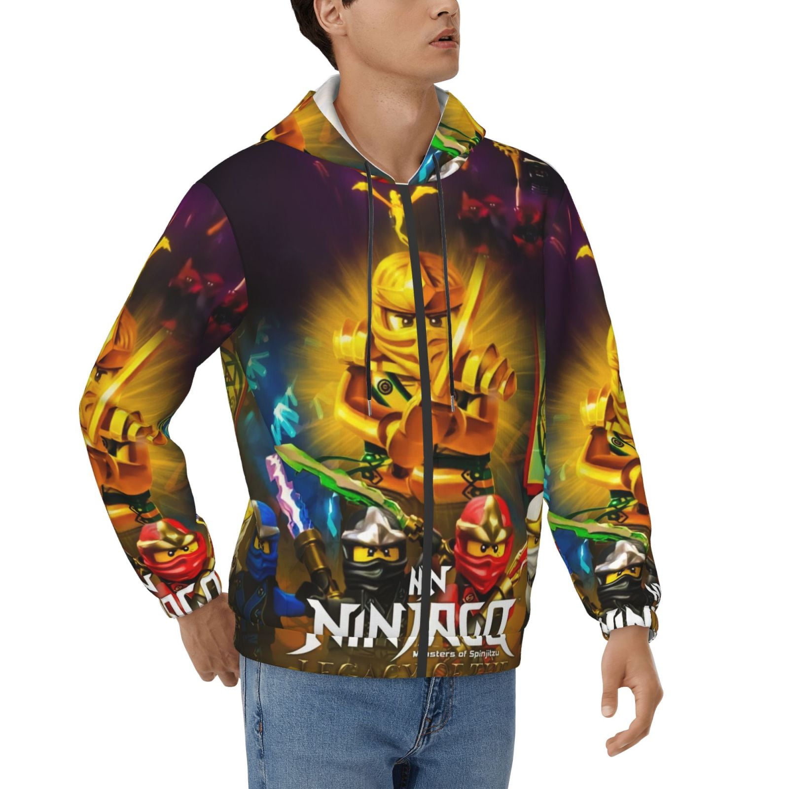 Ninjago 3D Printed Cartoon Hoodies, Unisex Cosplay Sweatshirt Costume ...