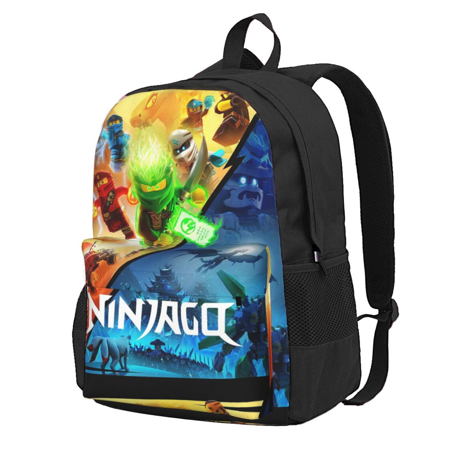Ninjago Anime Laptop Backpacks Kawaii Aesthetic Waterproof College ...