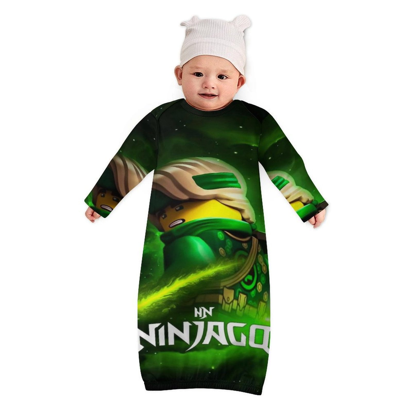 Ninjago Baby Boy And Girls Sleeper Gown Newborn to Infant - Walmart.com