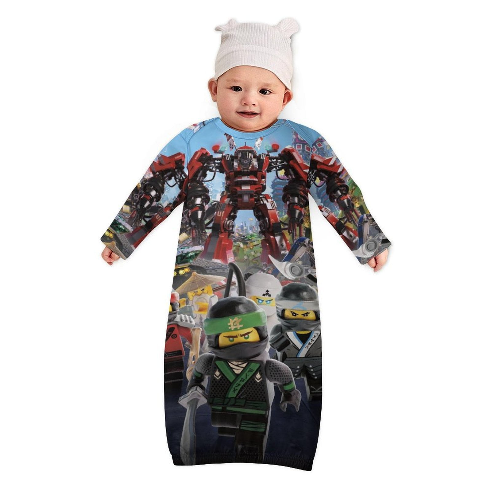 Ninjago Baby Boy And Girls Sleeper Gown Newborn to Infant - Walmart.com