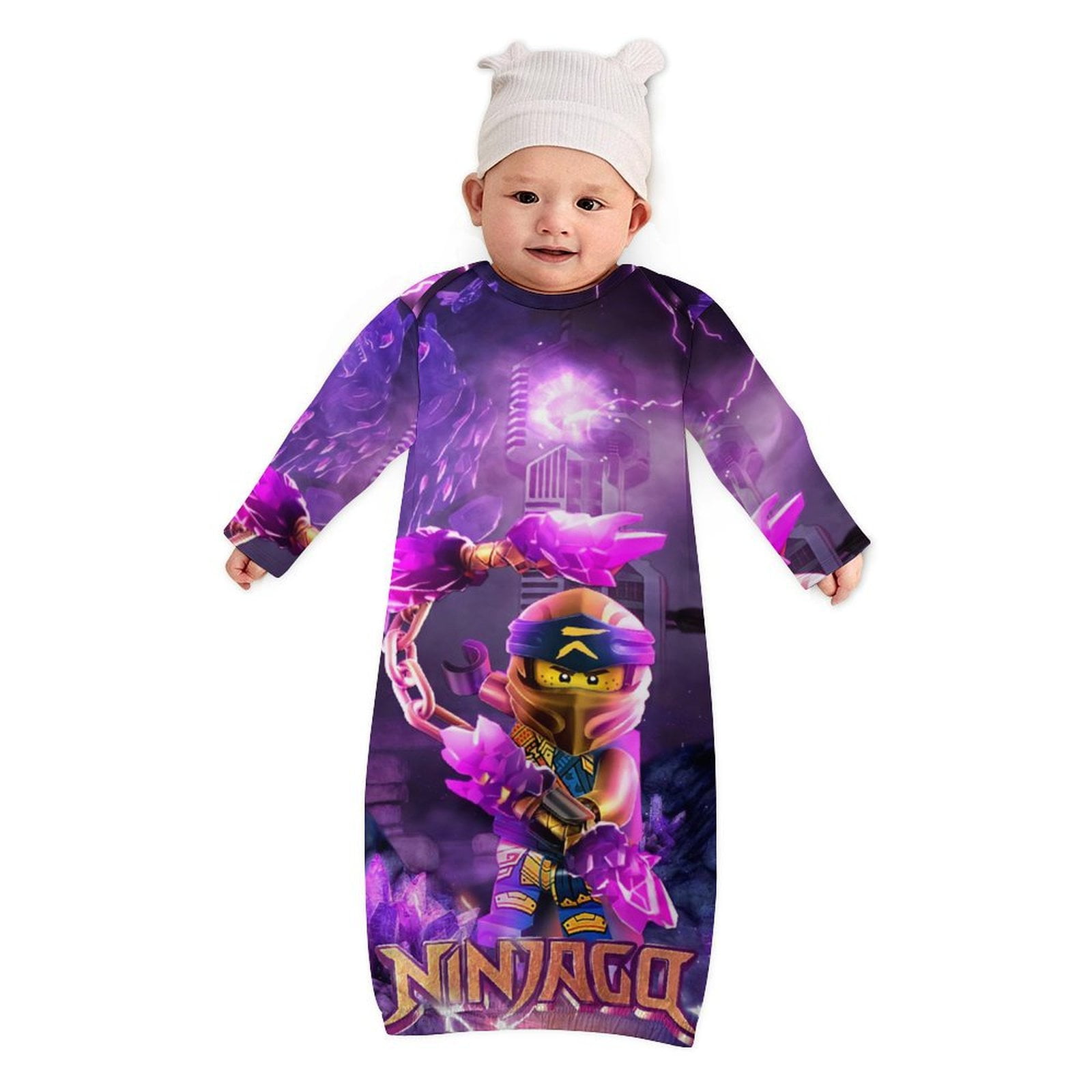 Ninjago Baby Boy And Girls Sleeper Gown Newborn to Infant - Walmart.com
