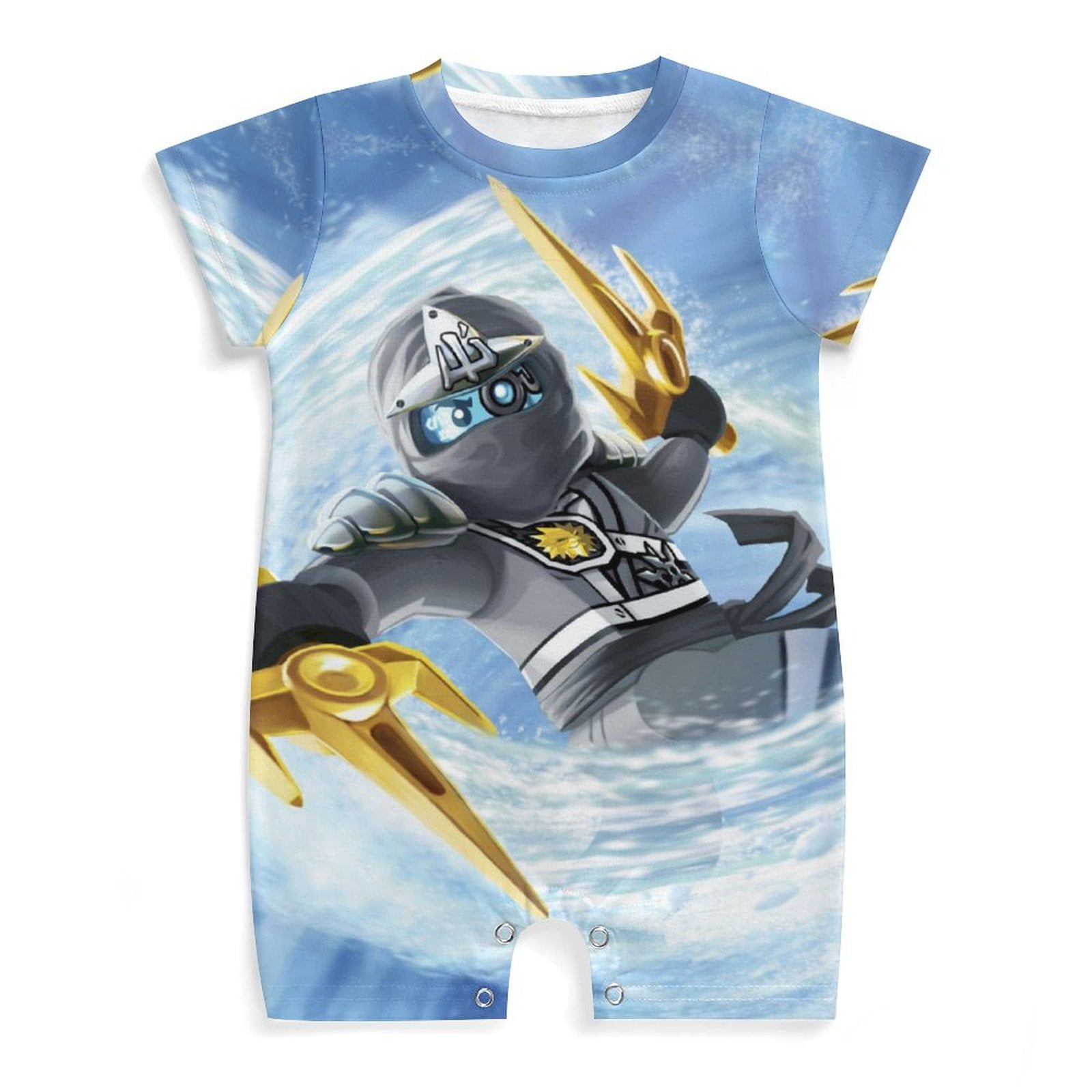 Ninjago Baby Boy Girl Short Sleeve Romper Clothing Set Print Cartoon ...
