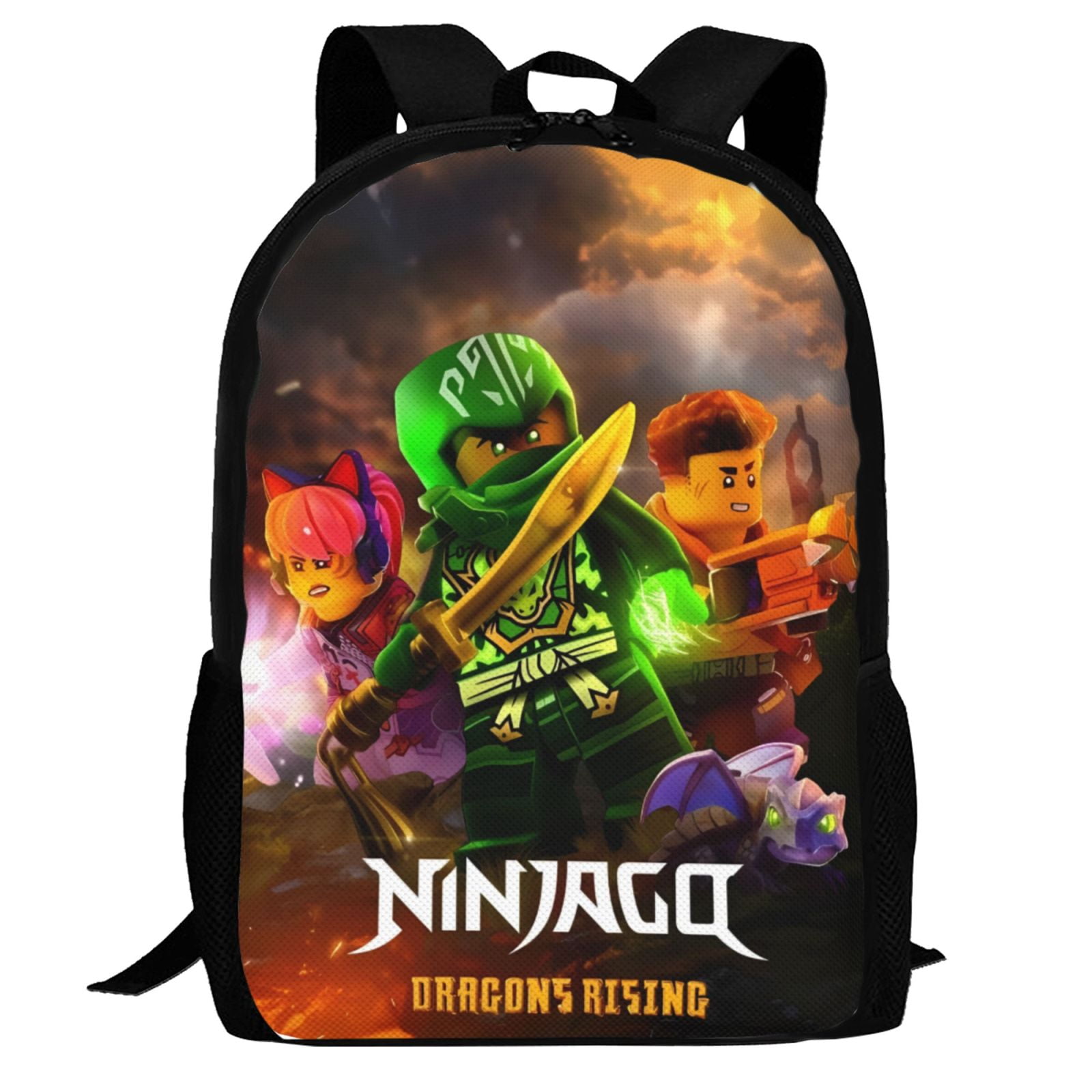 Ninjago Backpack,3d Print Laptop Backpack Lightweight Casual Daypack ...