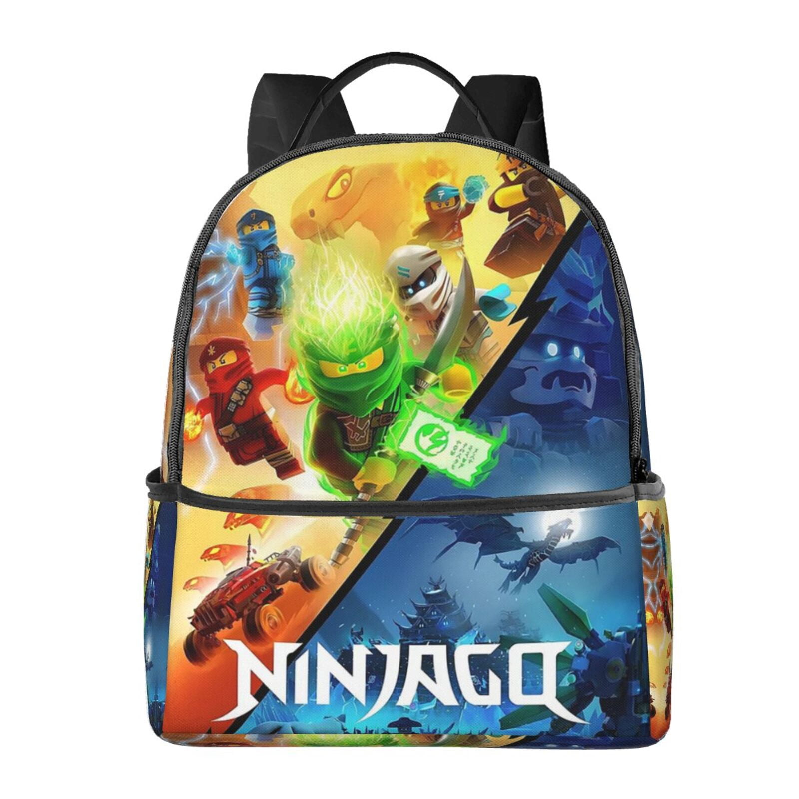 Ninjago Backpack Book Bags Casual Daypack For Travel Work Office ...