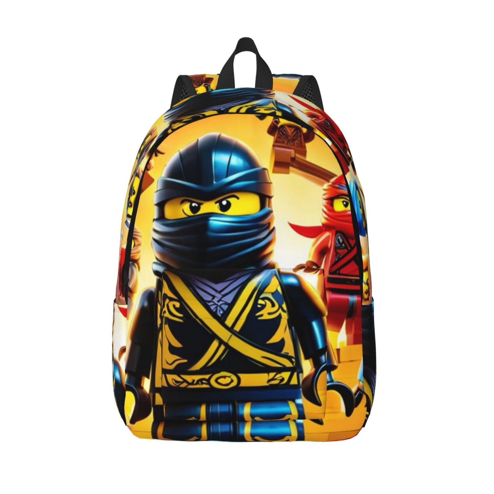 Ninjago Backpack Unisex Daypack Student Schoolbag Satchel Bookbag ...