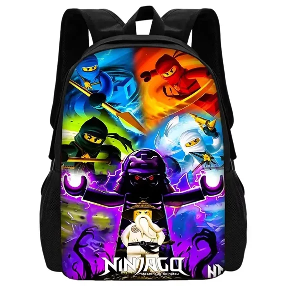 Ninjago Backpacks Invader Anime Ninjago Adjustable Laptop Backpack ...