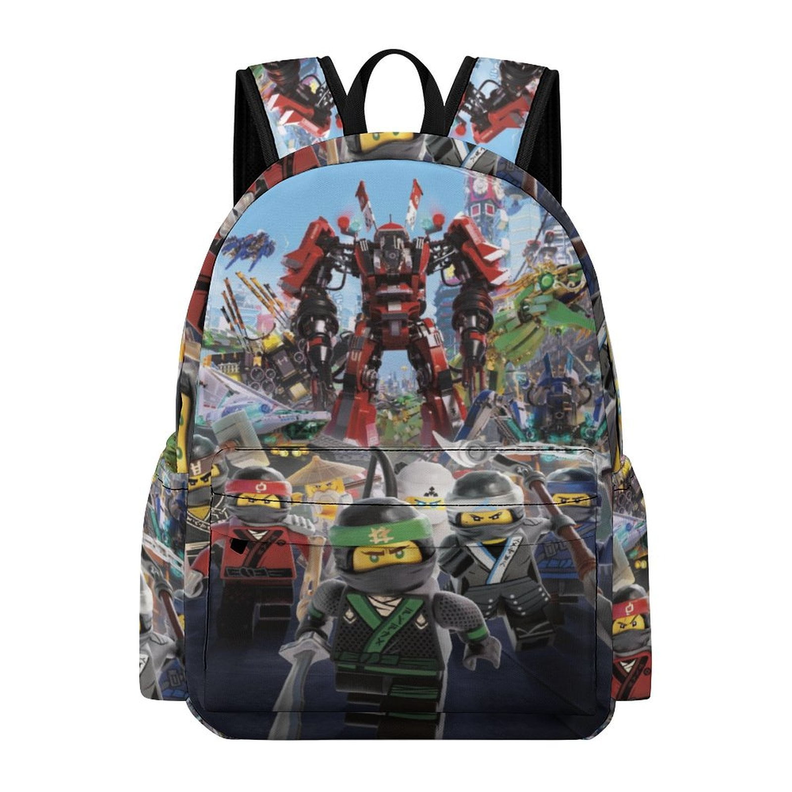 Ninjago Backpacks Lightweight Bookbags Casual Daypack For Travel Hiking ...