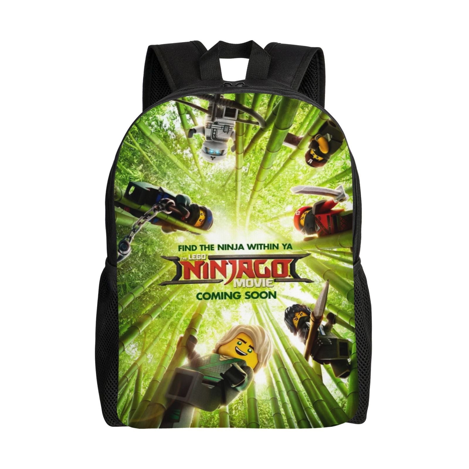 Ninjago Backpacks Lightweight Bookbags Casual Daypack For Travel Work ...