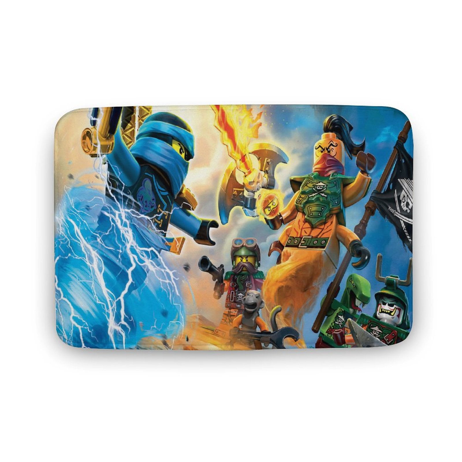 Ninjago Bathroom Rugs, Soft Absorbent Bath Mats, Quick Dry Bath Carpet ...