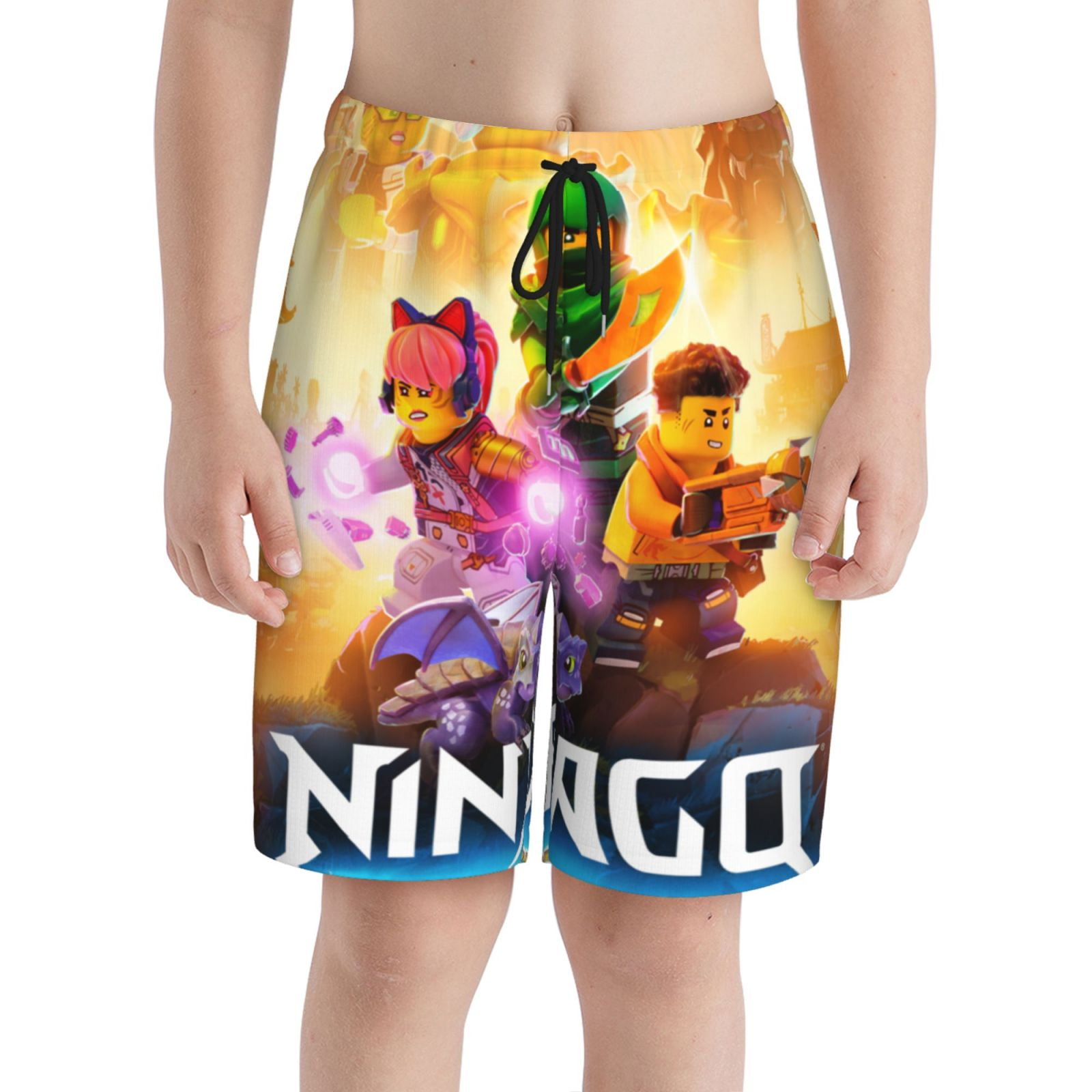Ninjago Boys Swim Trunks Quick Dry Swimwear Surfing Bathing Suit ...