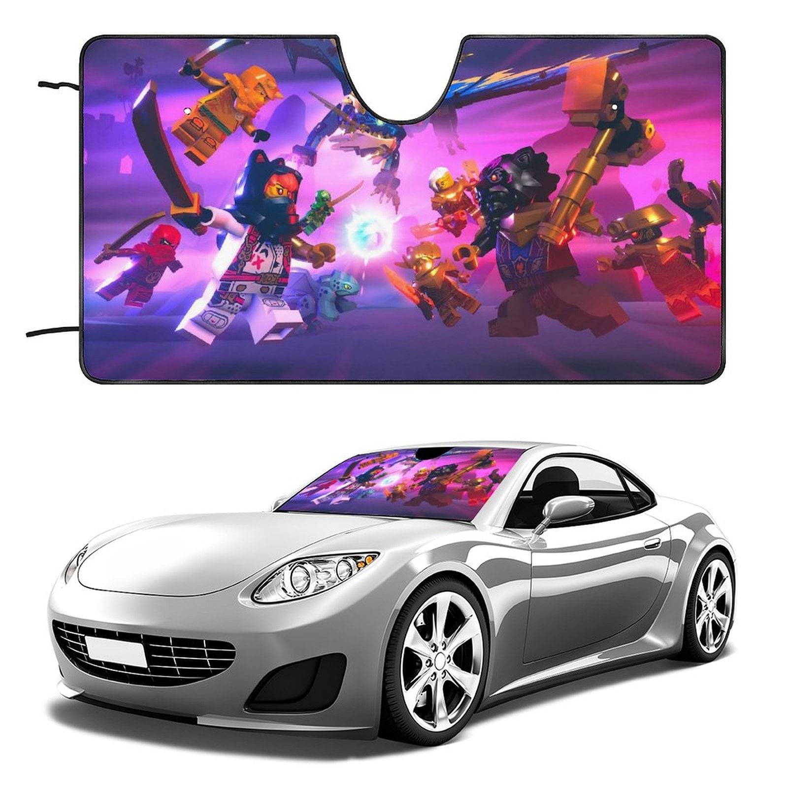 Ninjago Car Windshield Sun Shade, Foldable Sun Shade for Car Truck SUV ...
