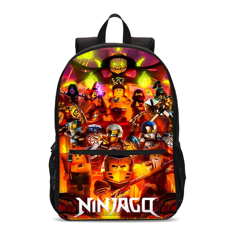 Ninjago Backpacks 16.5 - Inch Cartoon Cute Lightweight Double ...
