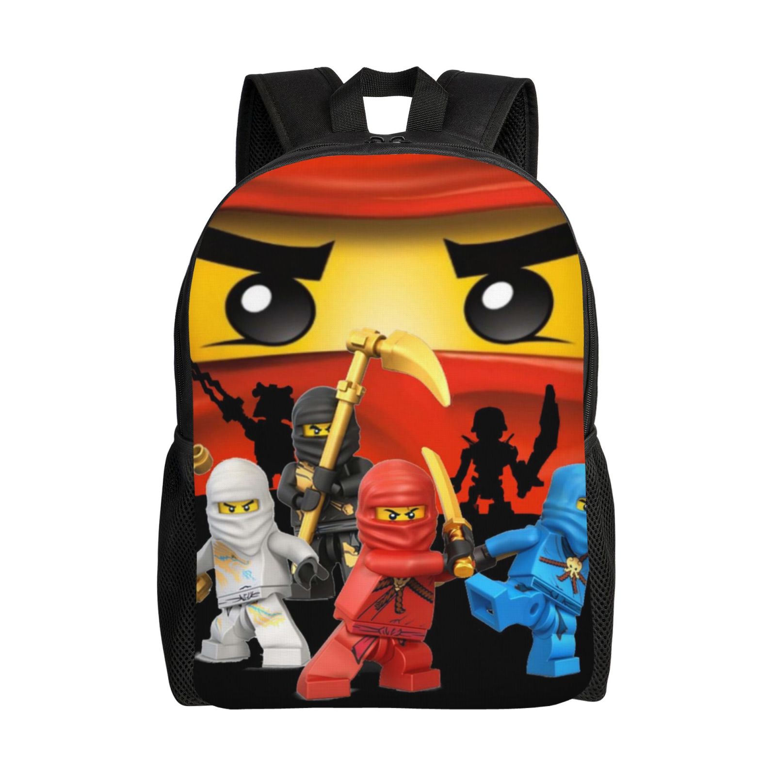 Ninjago Characters Laptop Backpack Lightweight Basic Unisex Daypack ...