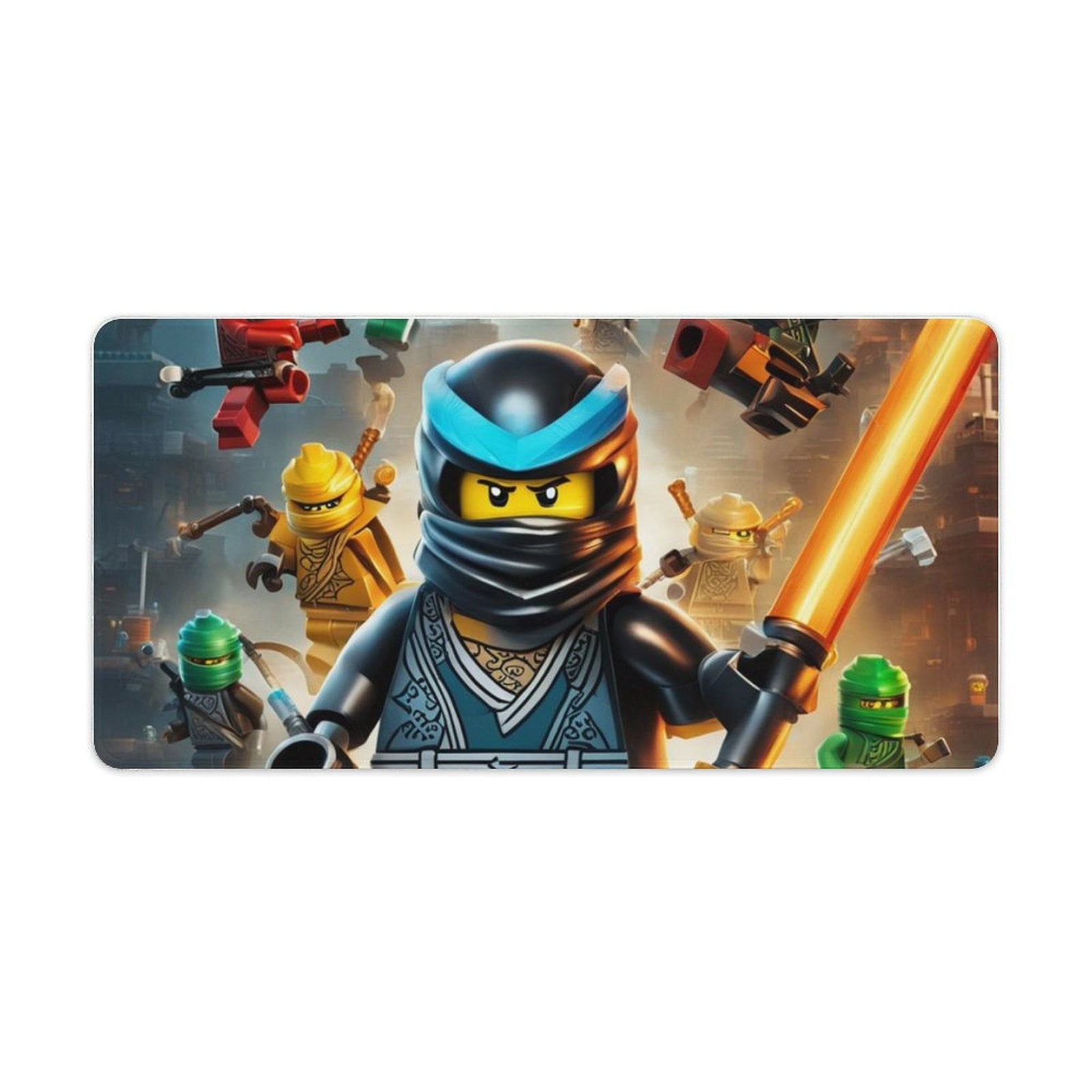 Ninjago Comedy Mouse Pad No-sliped Large Mousepad Extended Gaming Desk ...