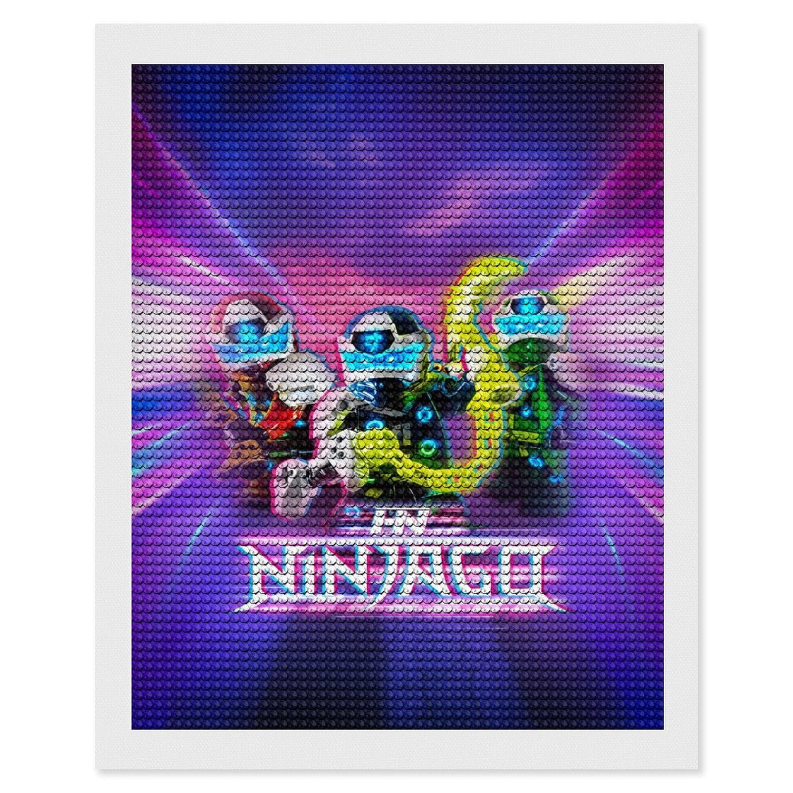 Ninjago Diamond Art Kits for Adults 5D Diamond Art Kit Paint by Number ...
