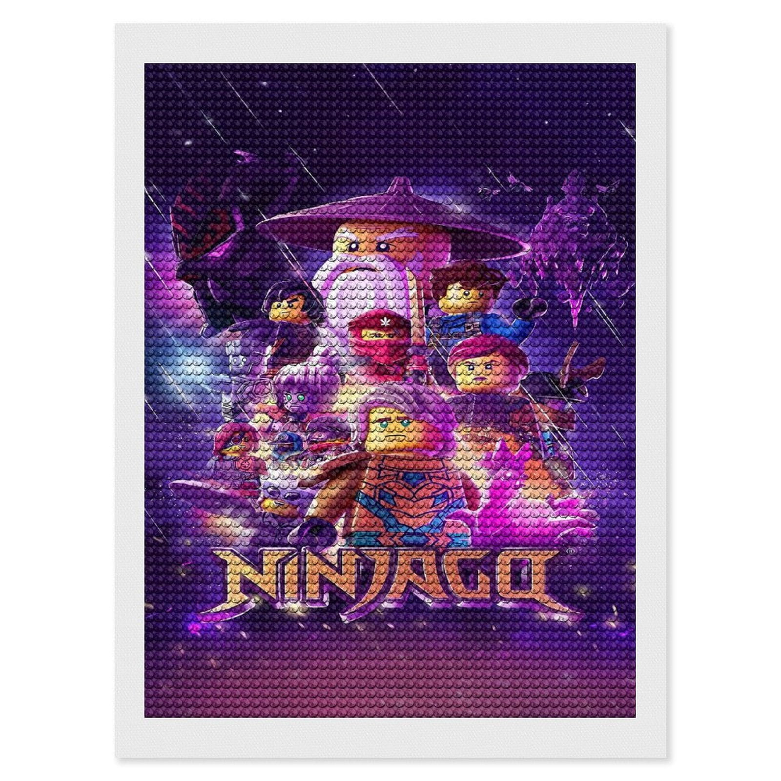Ninjago Diamond Art Kits for Adults 5D Diamond Art Kit Paint by Number ...