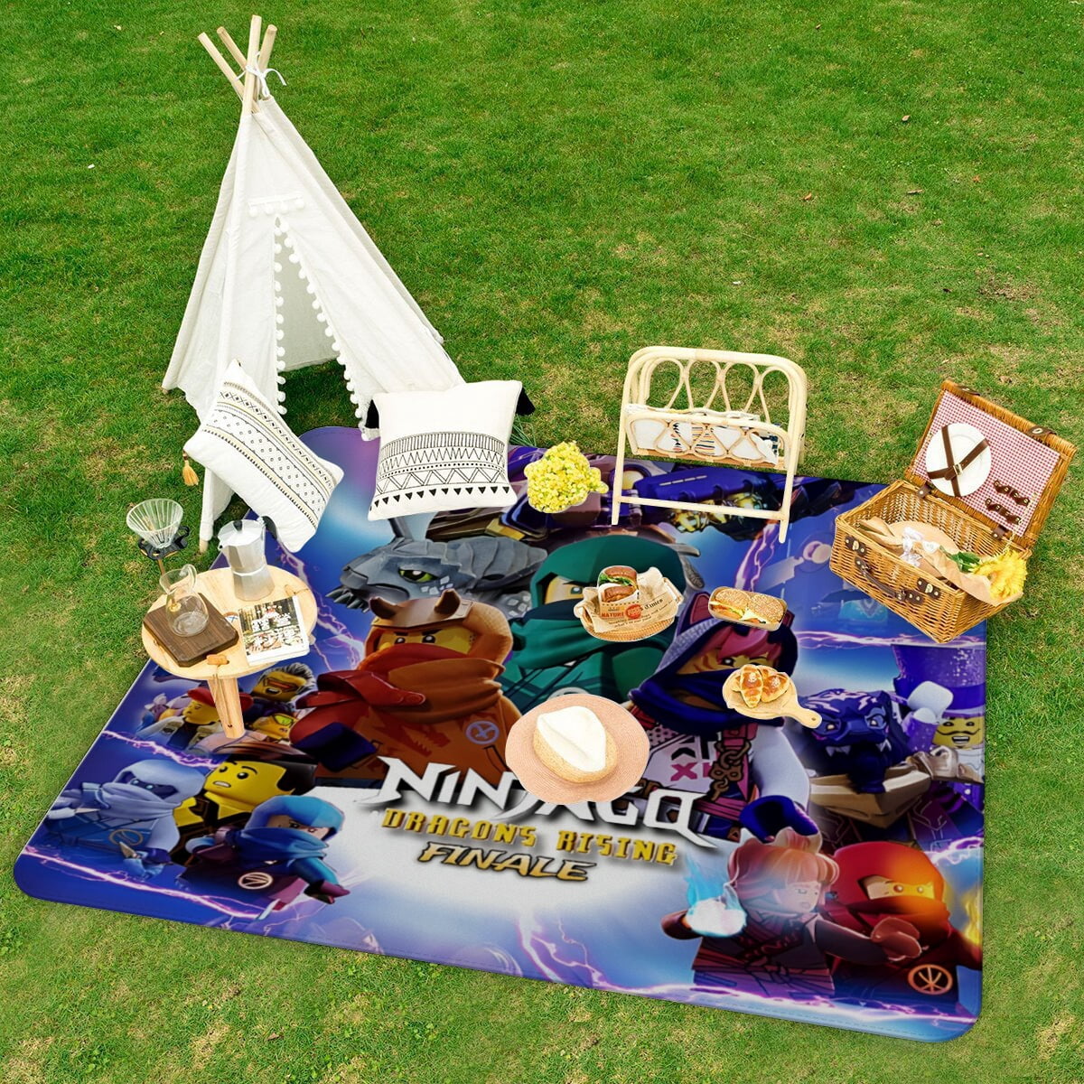 Ninjago Dragons Rising mat offers comfort, durability, and easy ...
