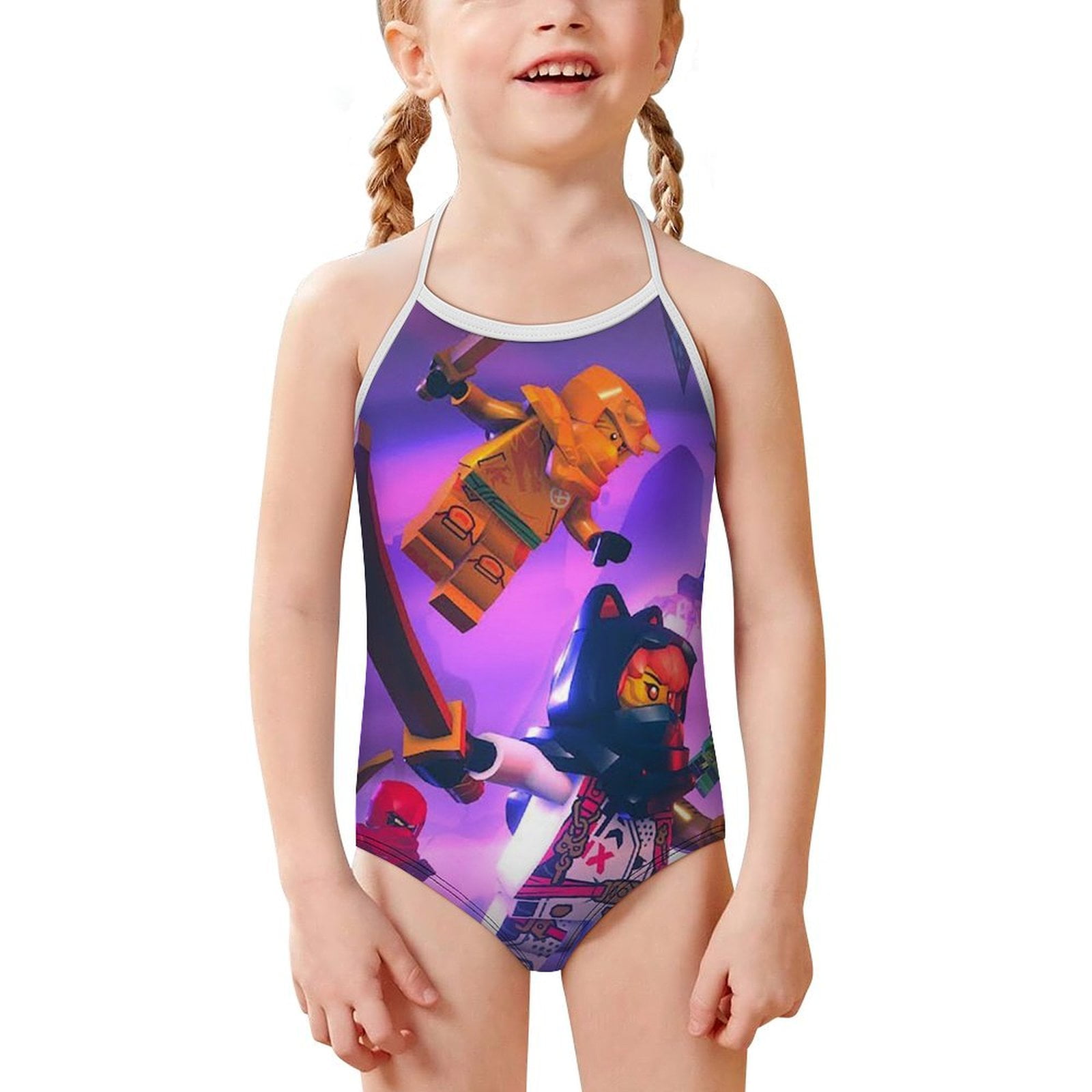 Ninjago Girls One Piece Swimsuits Hawaiian Summer Swimwear Beach ...