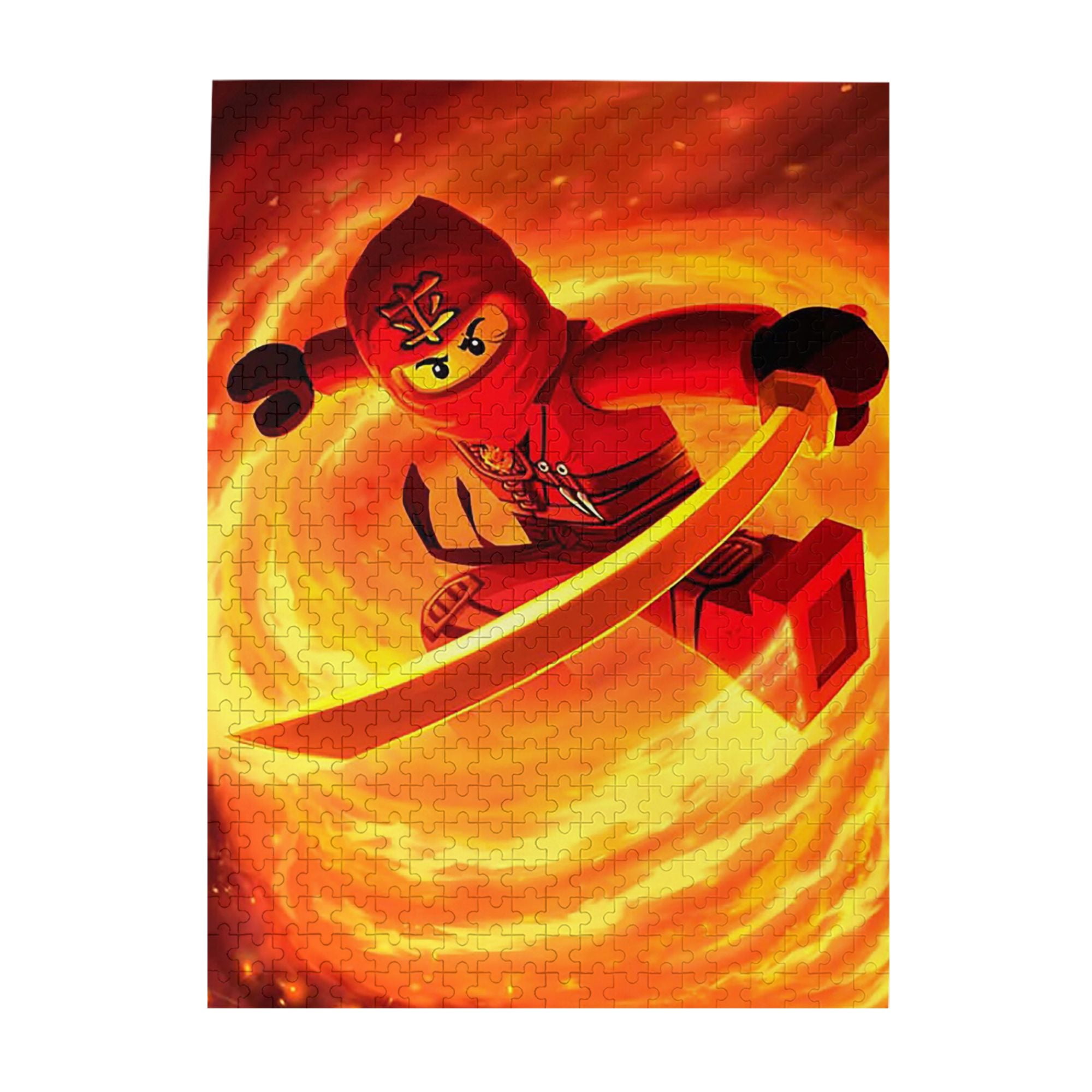 Ninjago Kai Picture Puzzle Wooden Jigsaw Puzzle 500 Piece Puzzle Thick ...