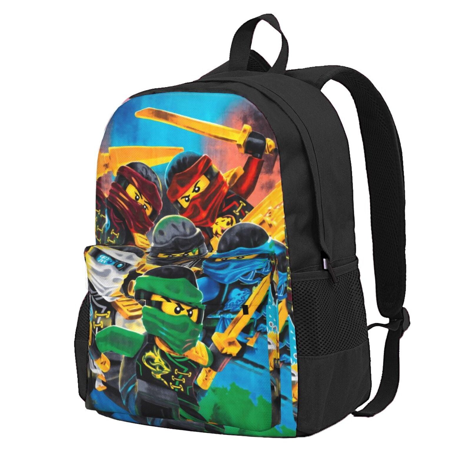 Ninjago Laptop Backpack College School Travel Daypack 2 Compartment ...