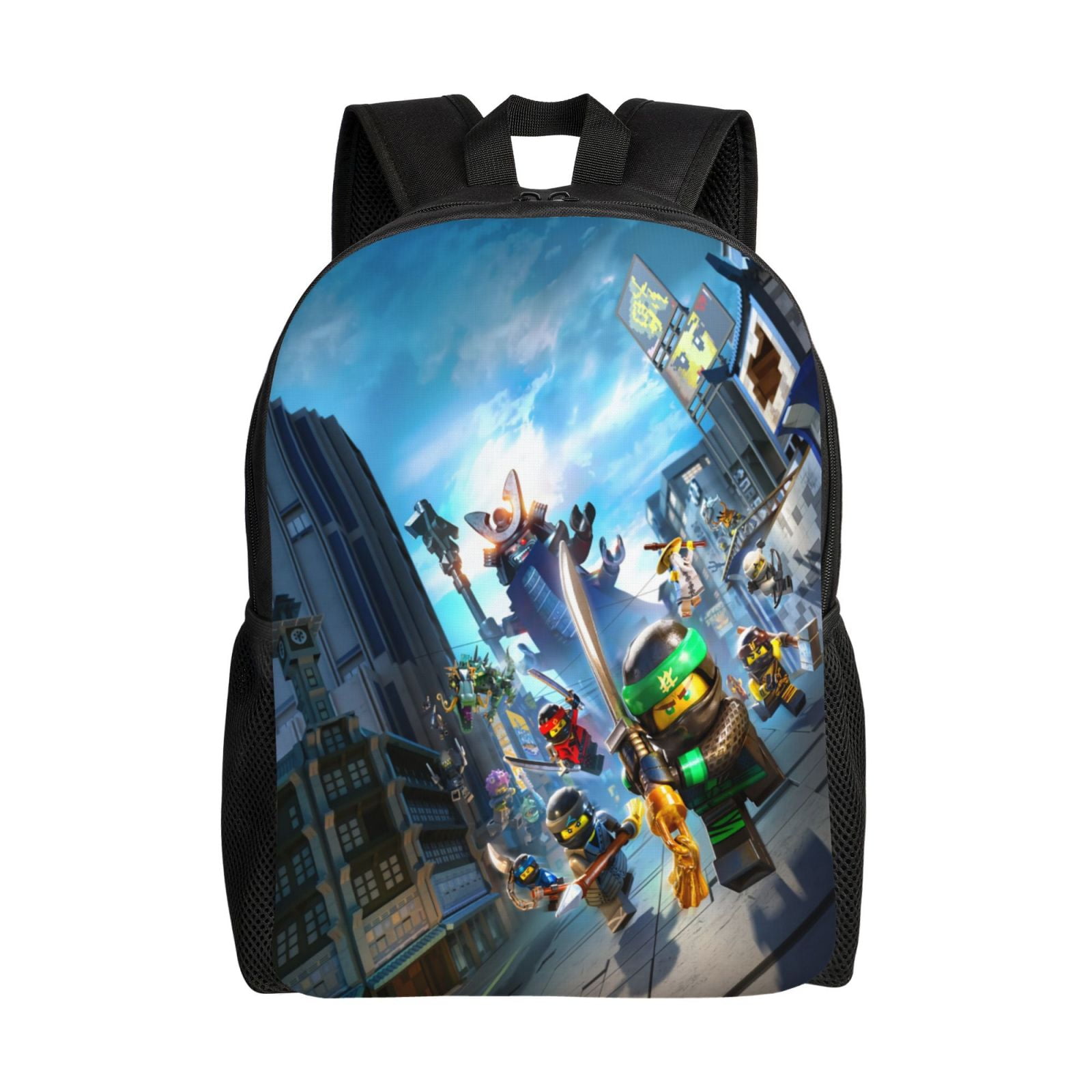 Ninjago Laptop Backpack College School Travel Daypack Compartment Basic ...