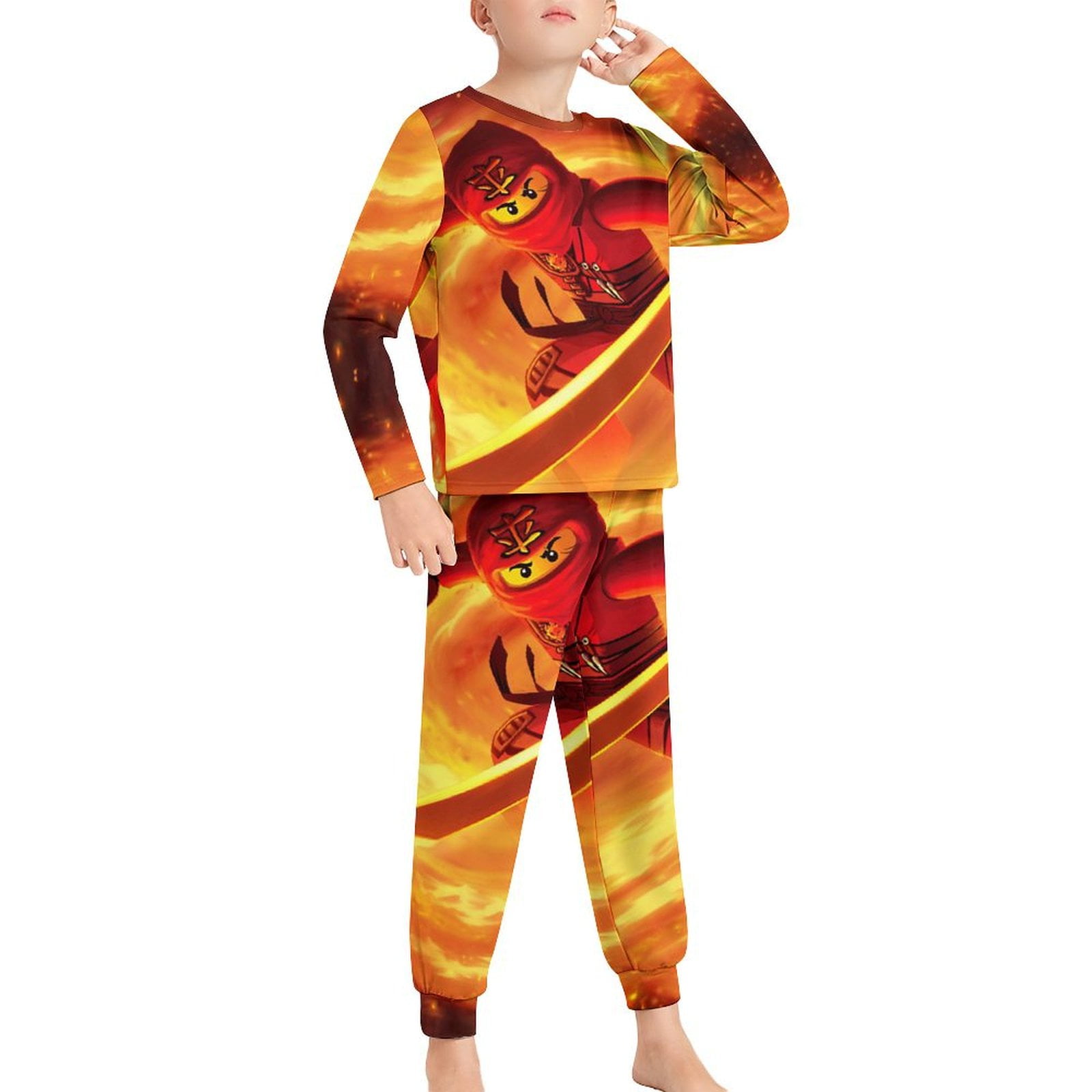 Ninjago Little Big Boys Girls Pajamas Set Soft Comfy Kids PJs Sleepwear ...