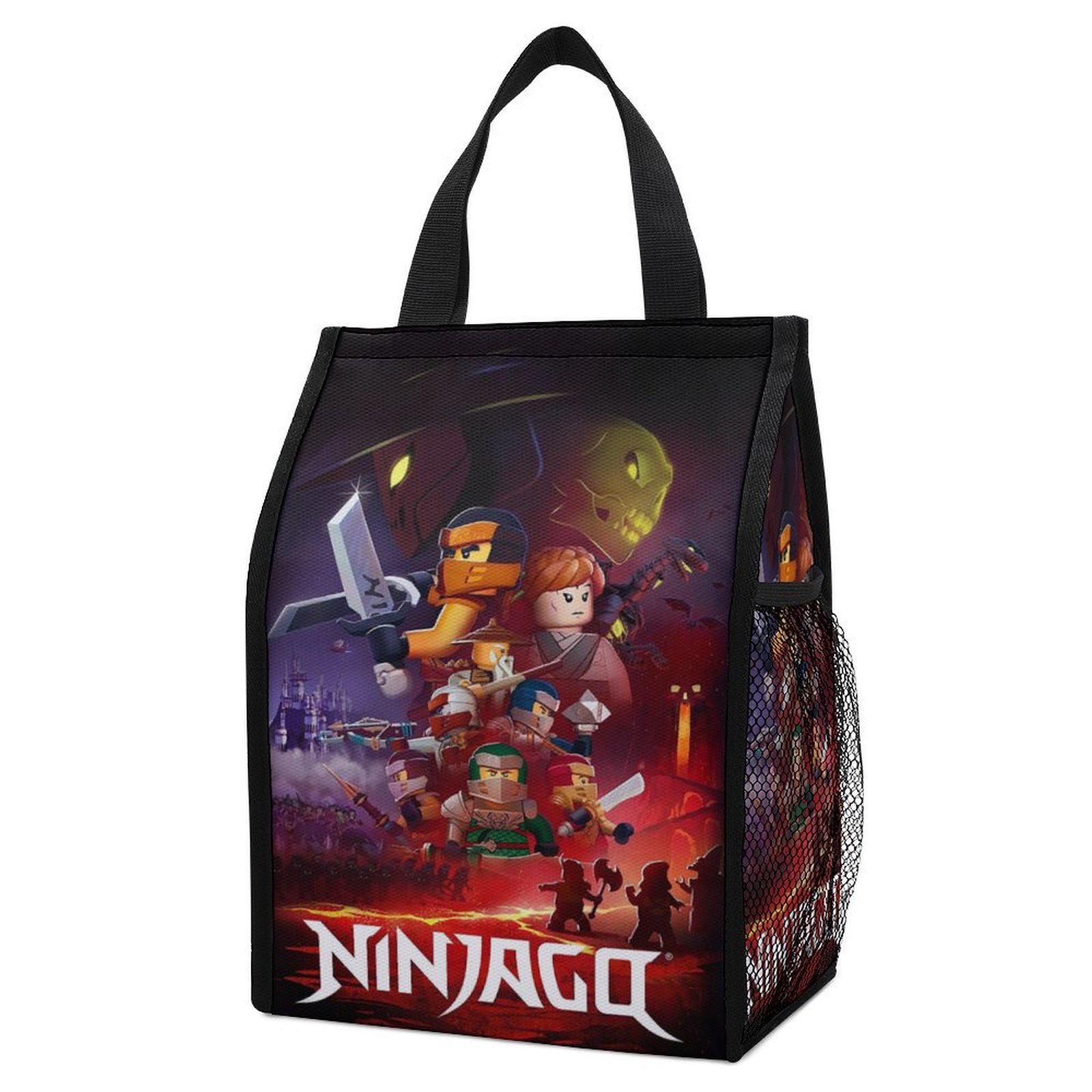 Ninjago Lunch Bag Insulated, Lunch Box Bag, Reusable Lunch Tote Bag ...