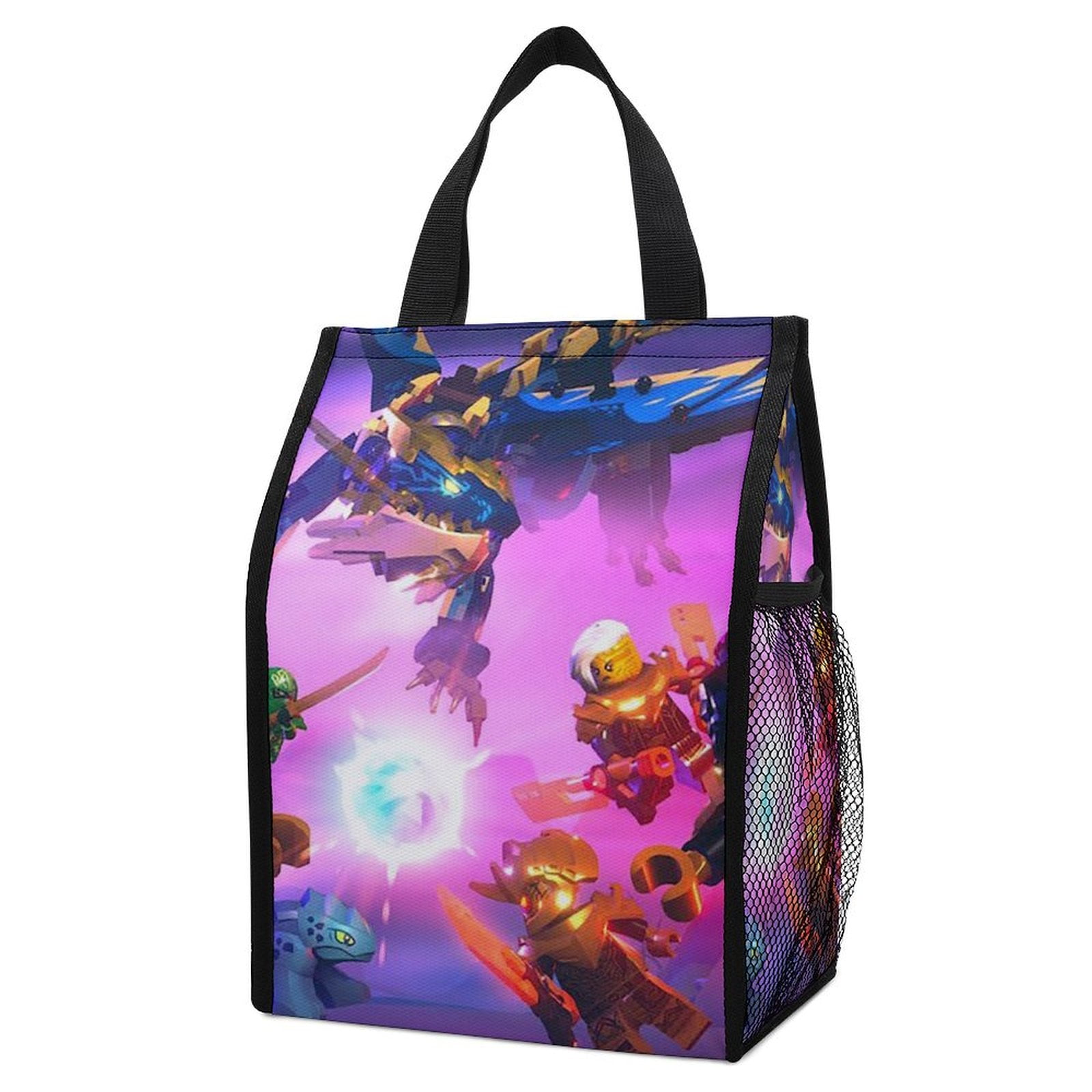 Ninjago Lunch Bag, Insulated Lunch Tote Large Lunch Box Container Reusable Leakproof Tote for ...