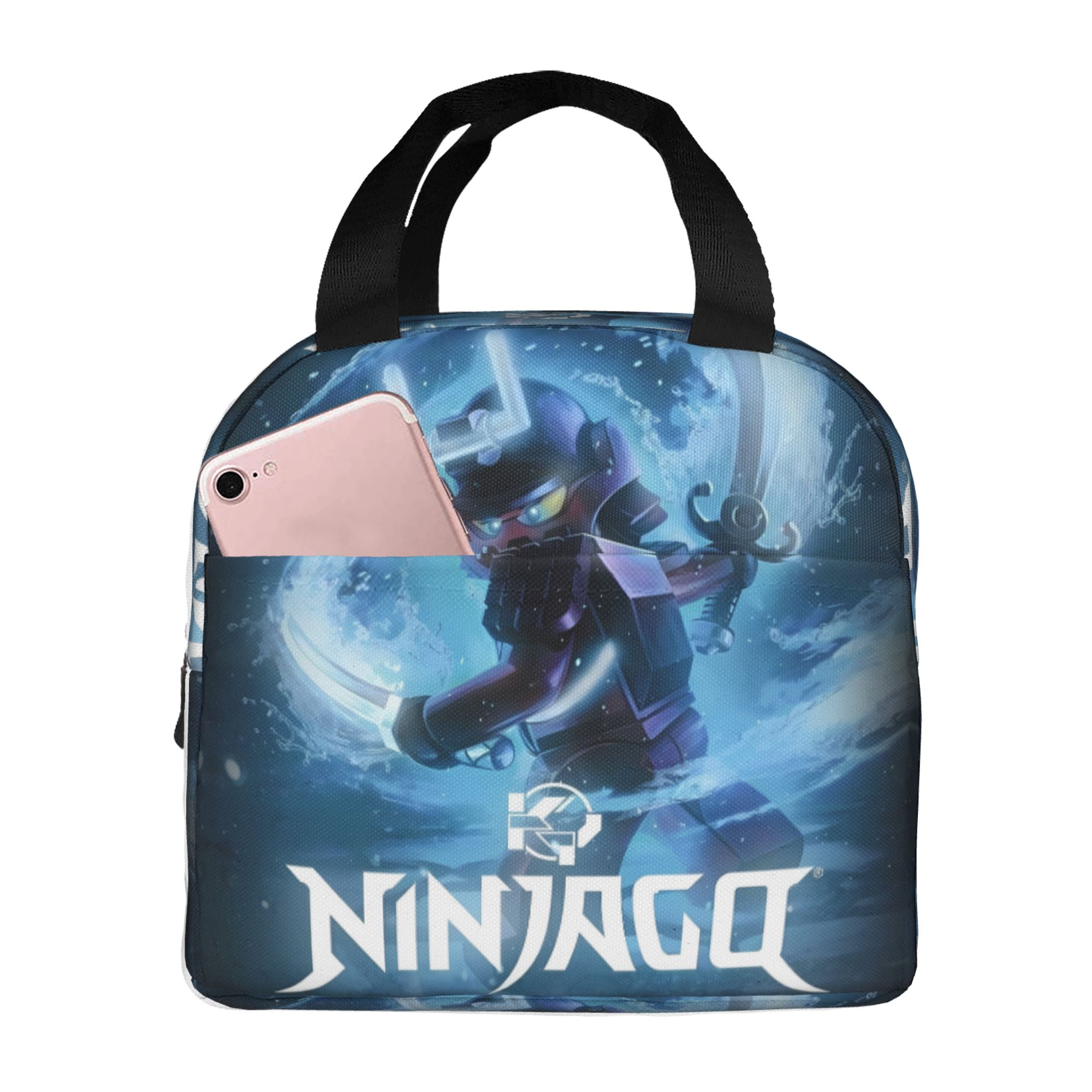 Ninjago Lunch Bag Tote Bag Insulated Lunch Box Picnic Beach Fishing ...