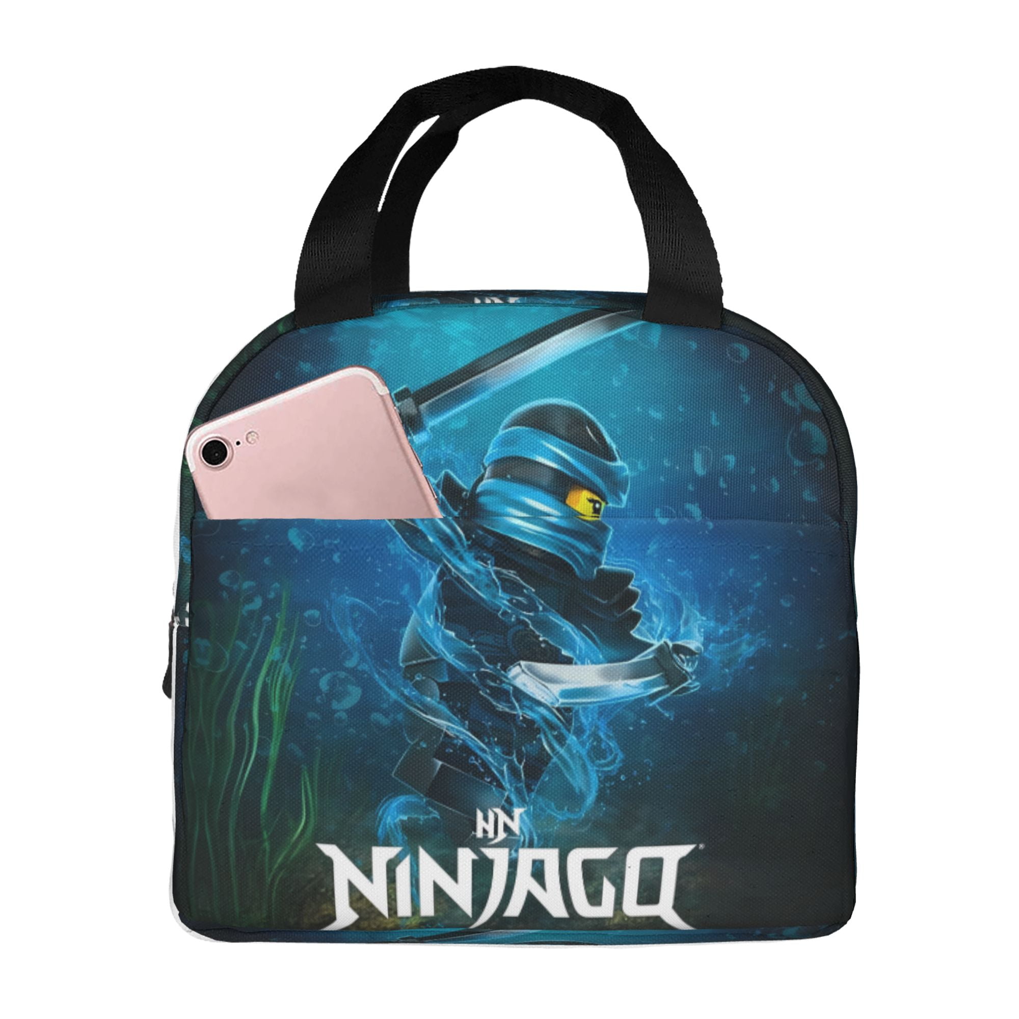 Ninjago Lunch Bag Tote Bag Insulated Lunch Box Picnic Beach Fishing ...