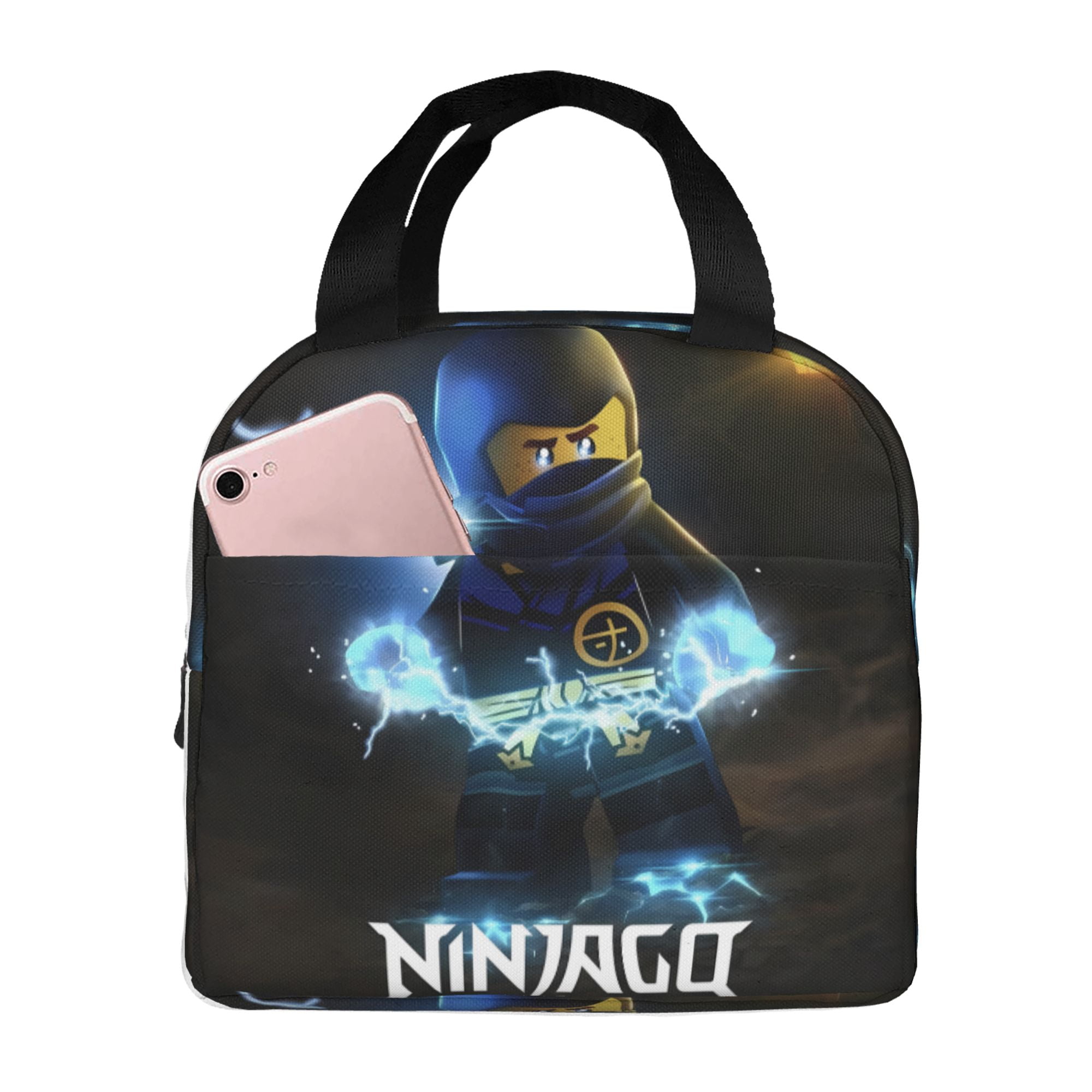 Ninjago Lunch Bag Tote Bag Insulated Lunch Box Picnic Beach Fishing ...