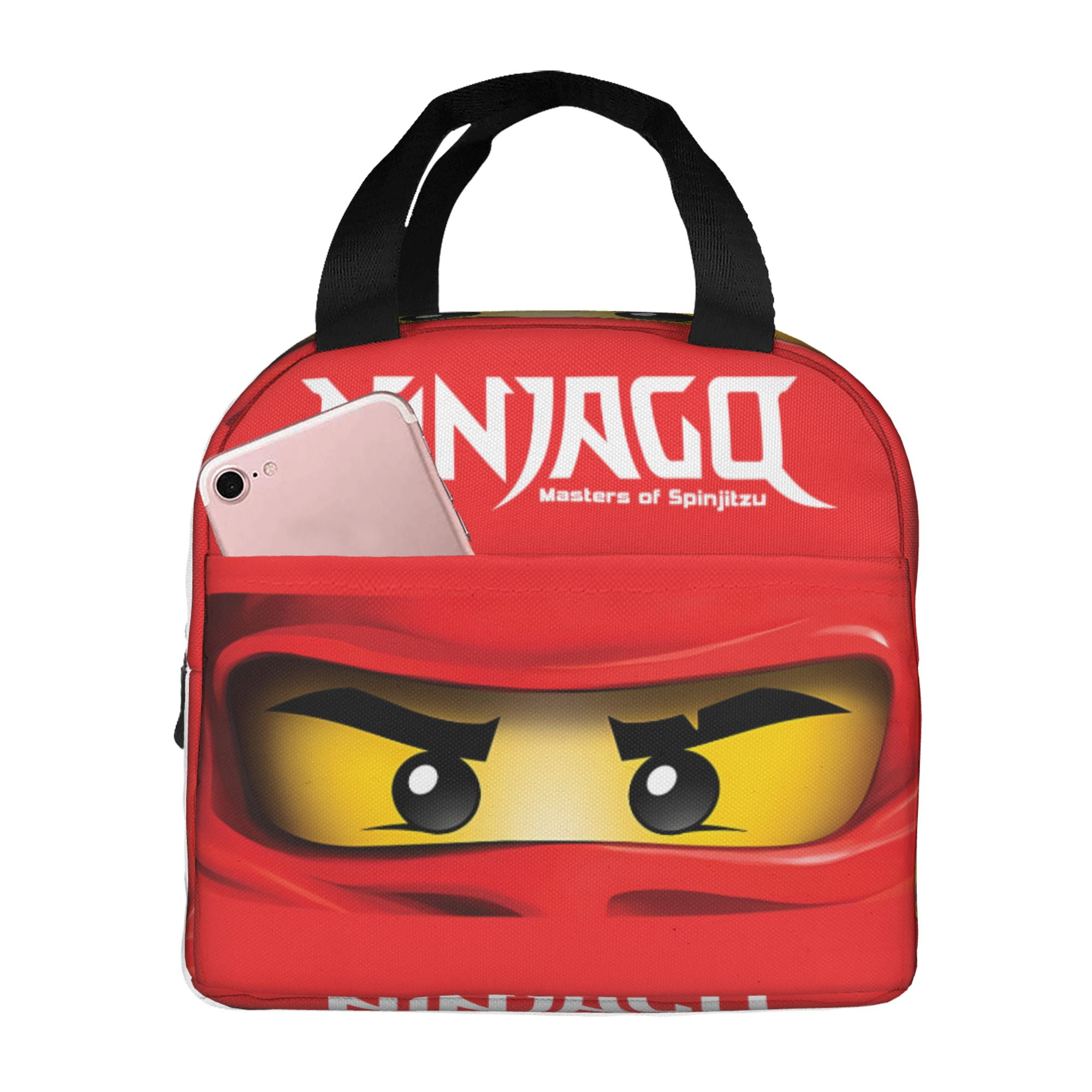 Ninjago Lunch Bag Tote Bag Insulated Lunch Box Picnic Beach Fishing ...
