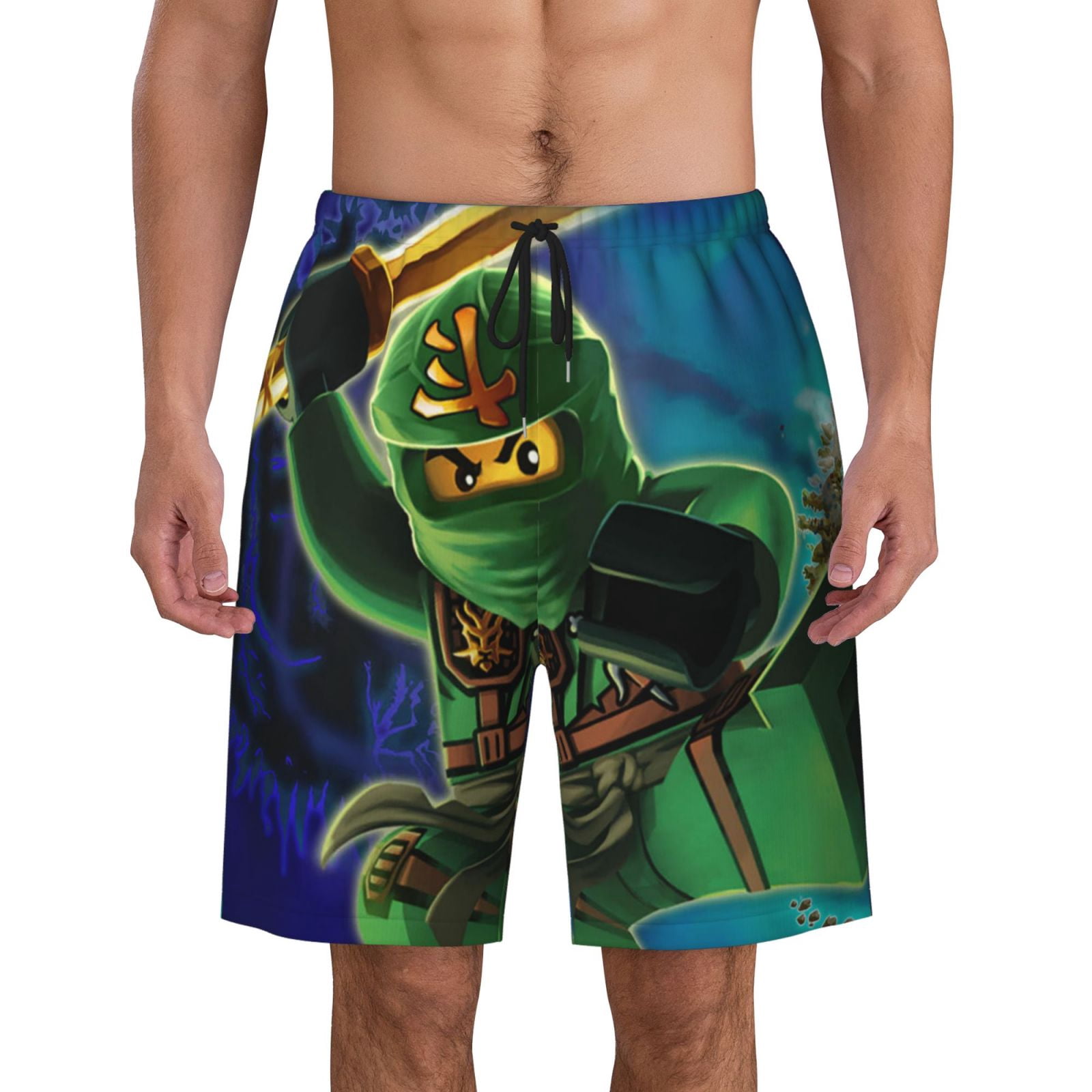 Ninjago Men's Swim Trunks Quick Dry Board Shorts Bathing Suit Swimsuits ...