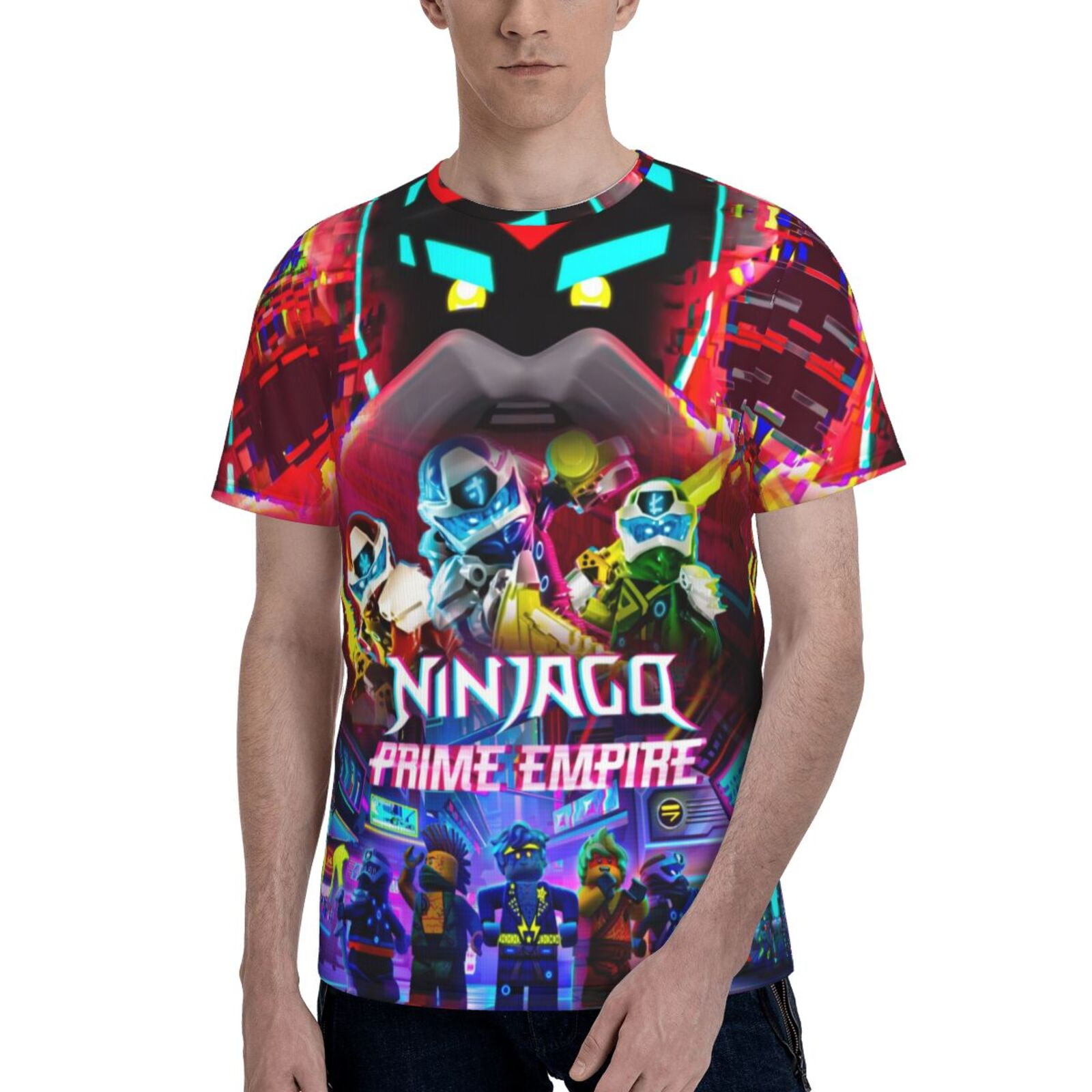 Ninjago Mens 3d Graphic Print Shirts Casual Short Sleeve Tee Shirts - Walmart.com