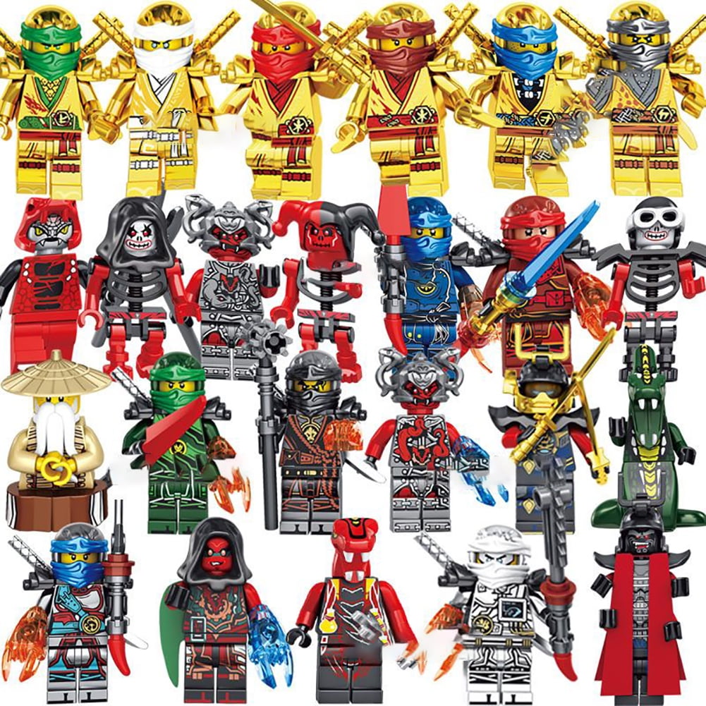 Ninjago Minifigures Collectible Anime Ninja Action Figures Building ...