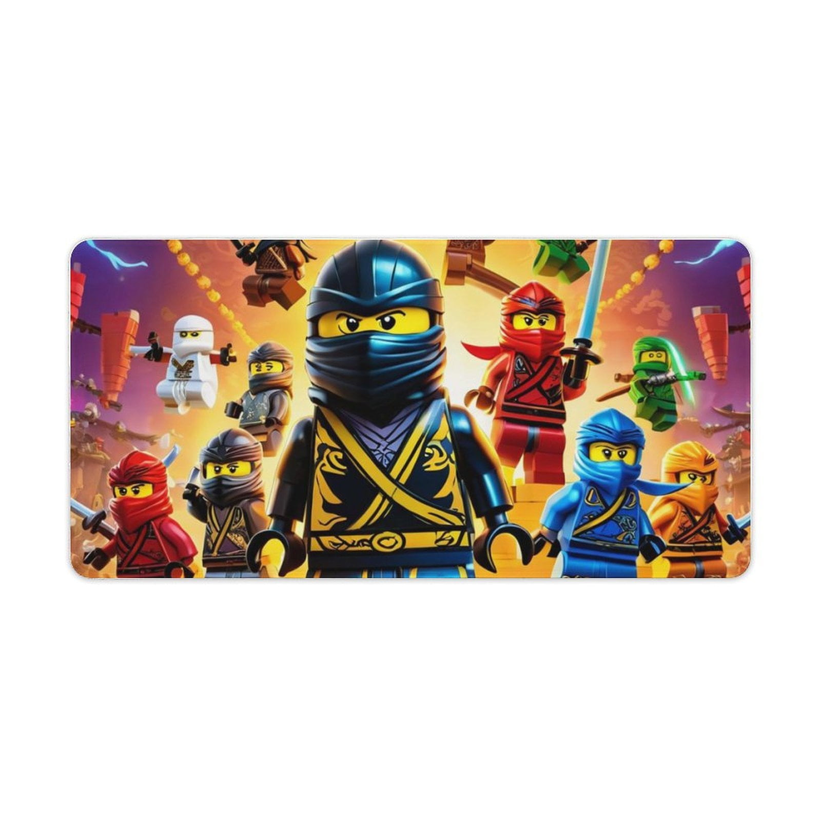 Ninjago Mouse Pad No-sliped Large Mousepad Extended Gaming Desk Mat ...