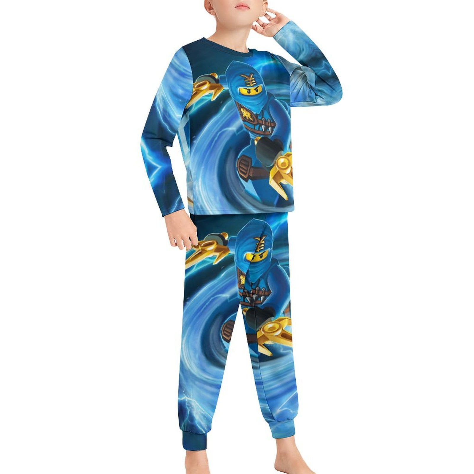 Ninjago Pajamas Set Soft Comfy PJs Sleepwear - Walmart.com