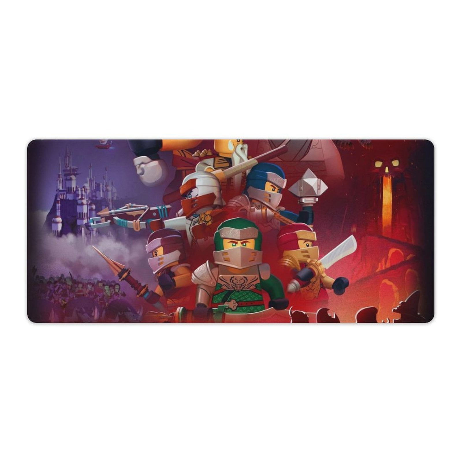 Ninjago Poster Mouse Pad No-sliped Large Mousepad Extended Gaming Desk ...