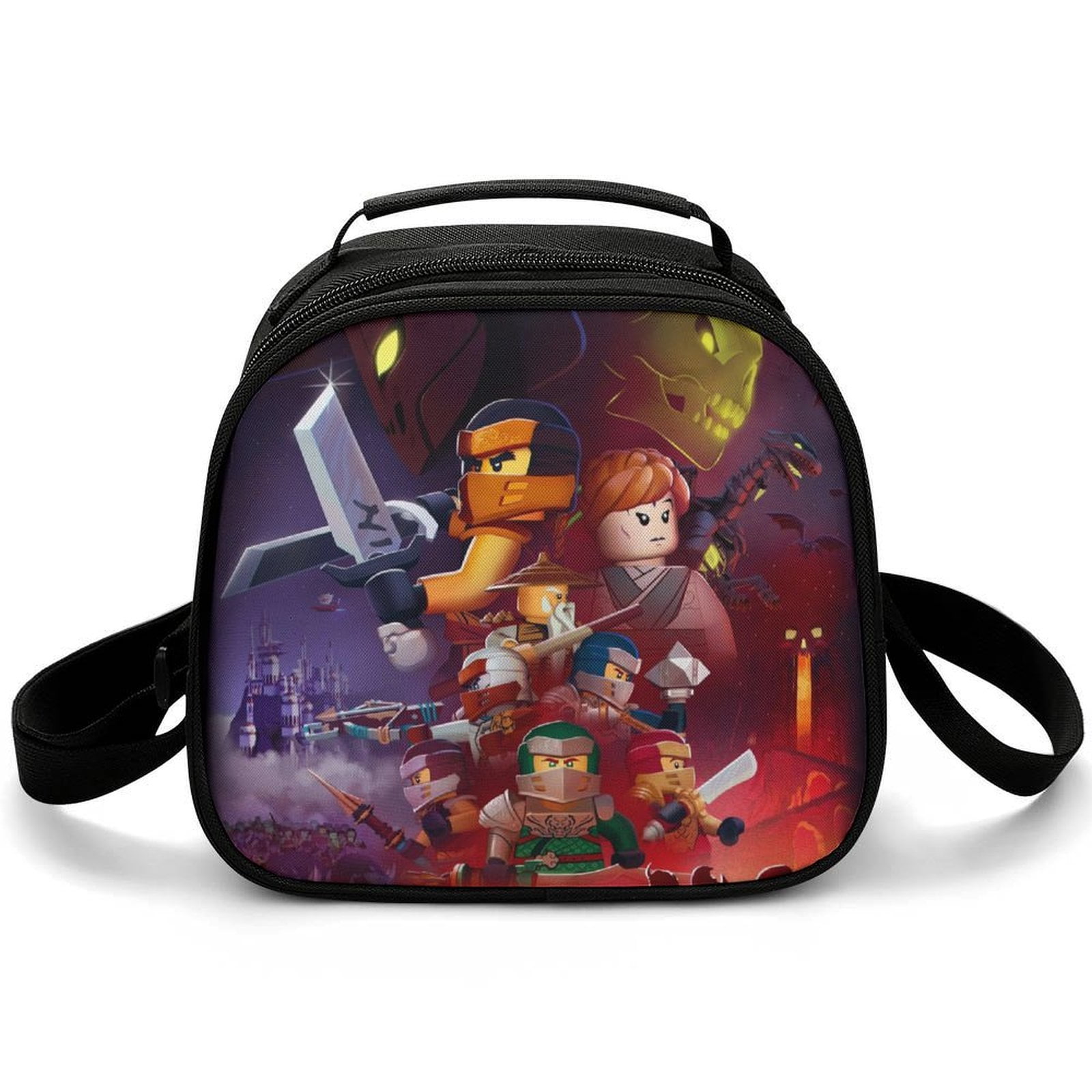Ninjago Poster Portable Insulated Lunch Bag Lunch Box Unisex Reusable ...