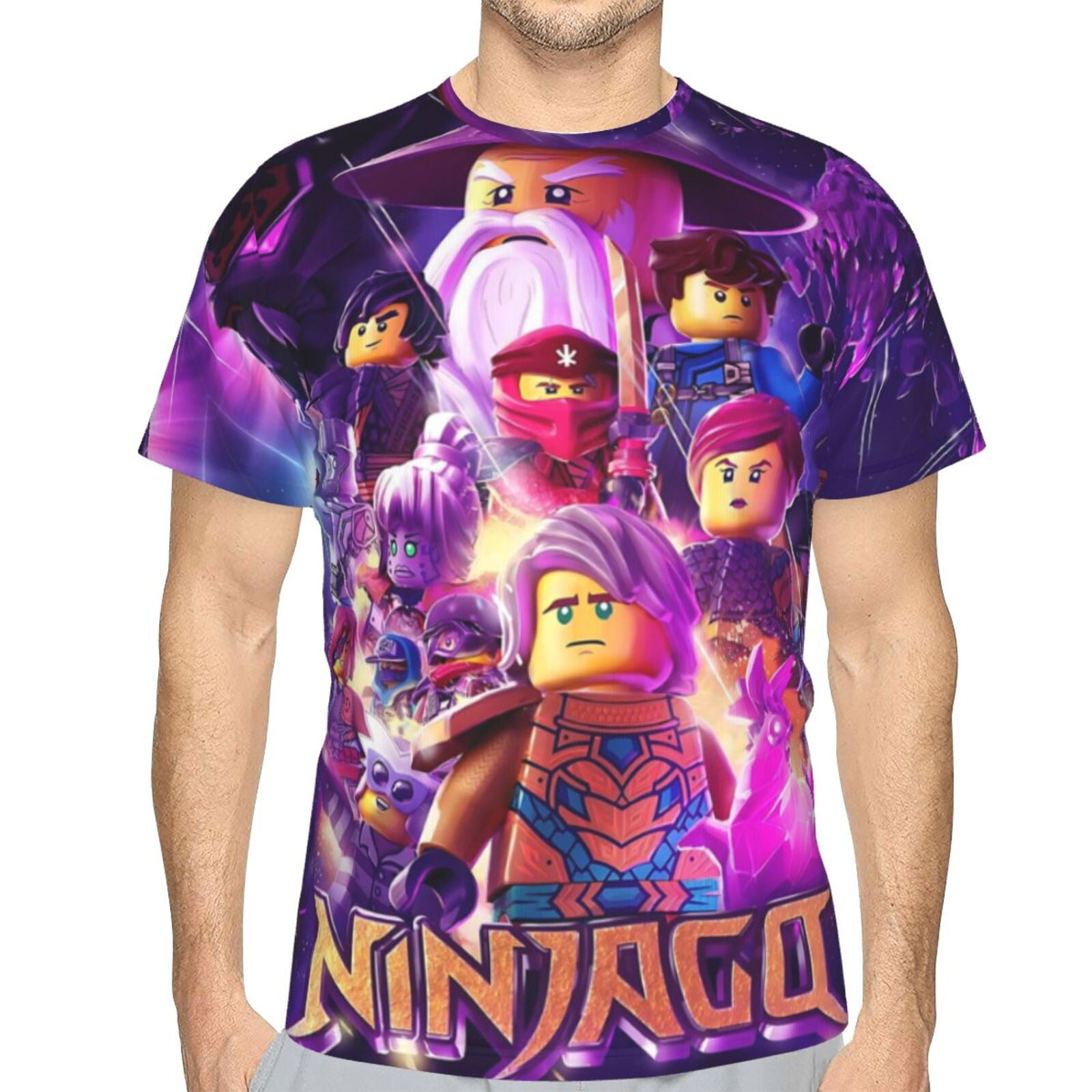 Ninjago Shirt 3d Printed T Shirt Crewneck Short Sleeve Top Tees For ...