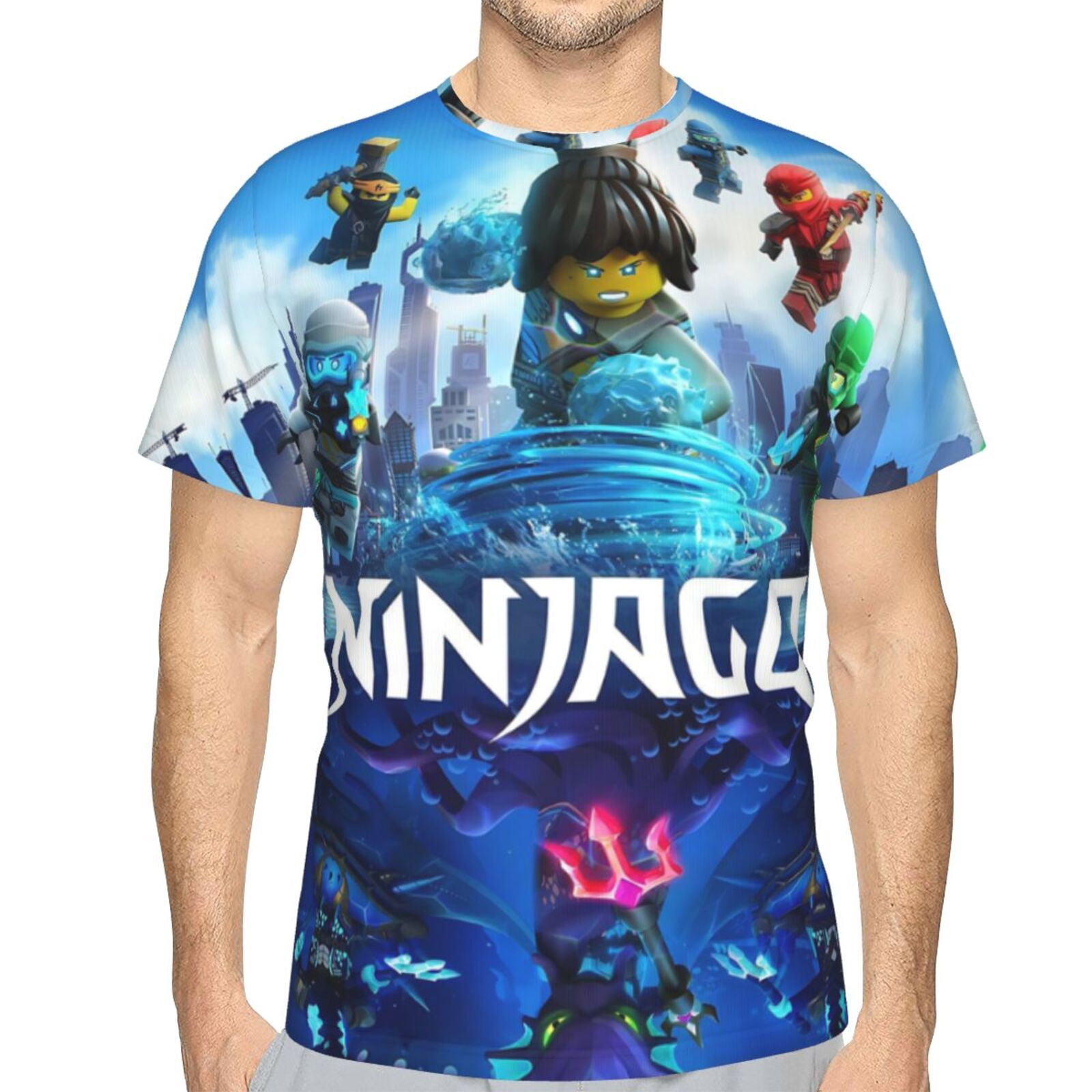 Ninjago Shirt 3d Printed T Shirt Crewneck Short Sleeve Top Tees For ...