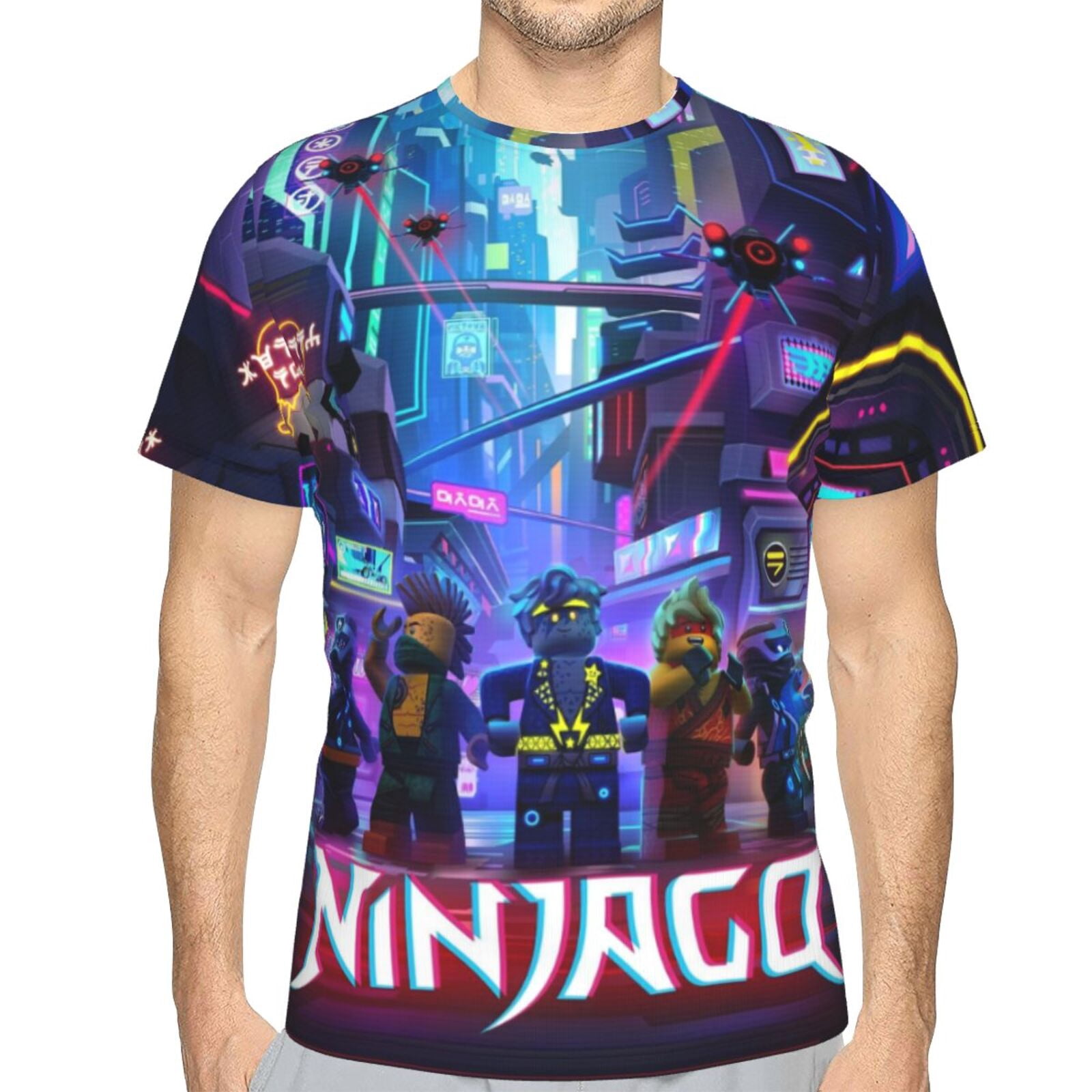 Ninjago Shirt 3d Printed T Shirt Crewneck Short Sleeve Top Tees For ...