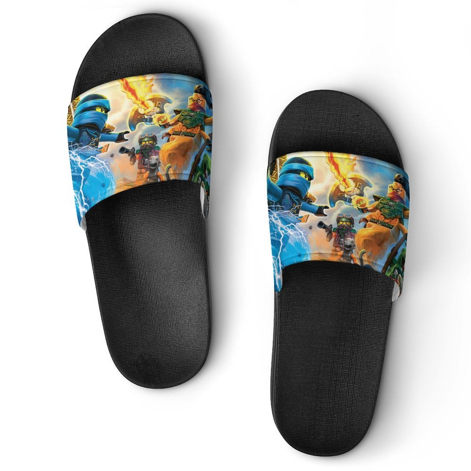 Ninjago Shower Slippers for Women & Men Non-Slip House Shoes Slide ...