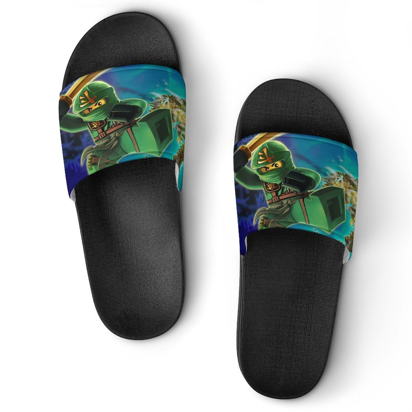 Ninjago Shower Slippers for Women & Men Non-Slip House Shoes Slide ...