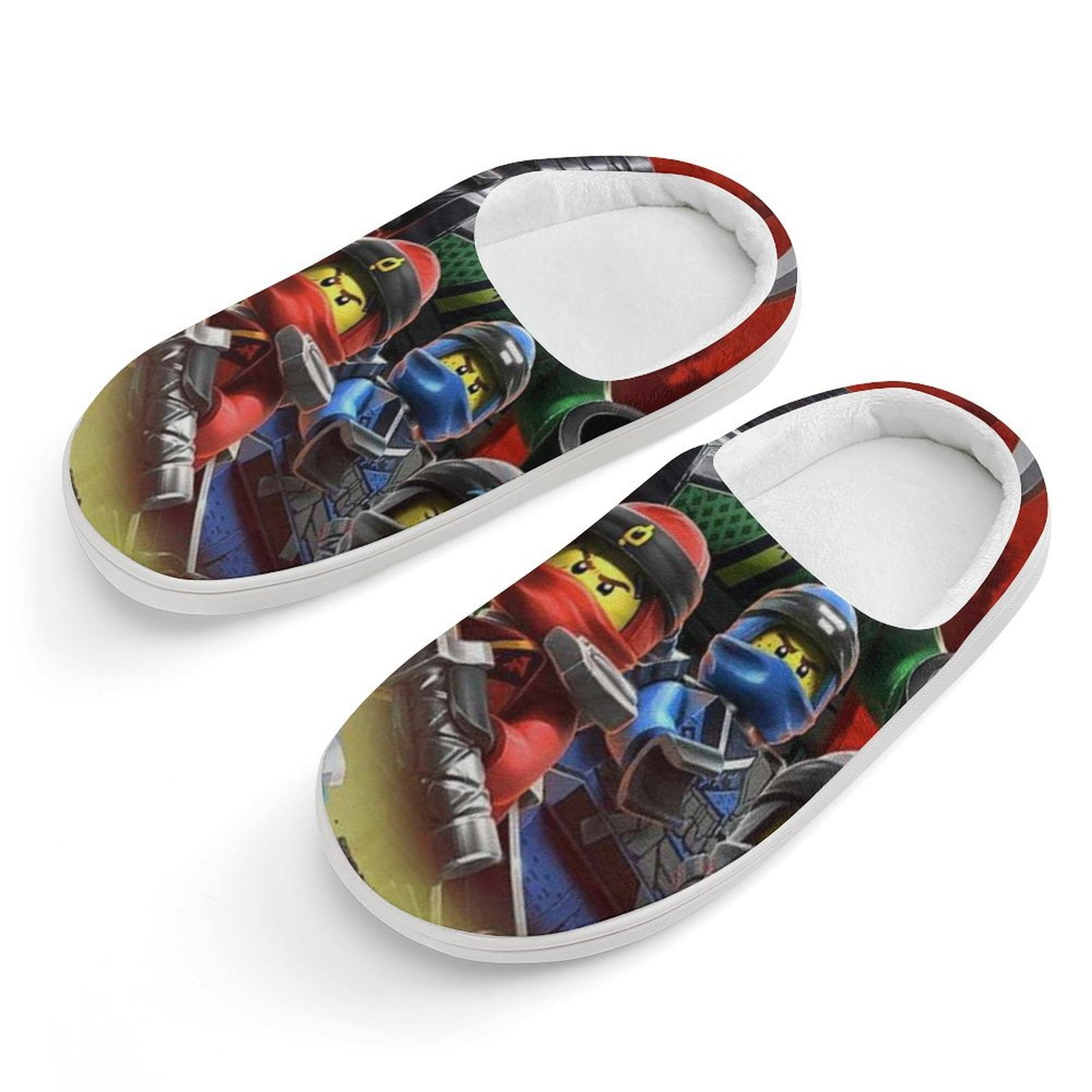 Ninjago Soft Plush Slippers for Boys Girls Winter Warm Cotton Slippers ...