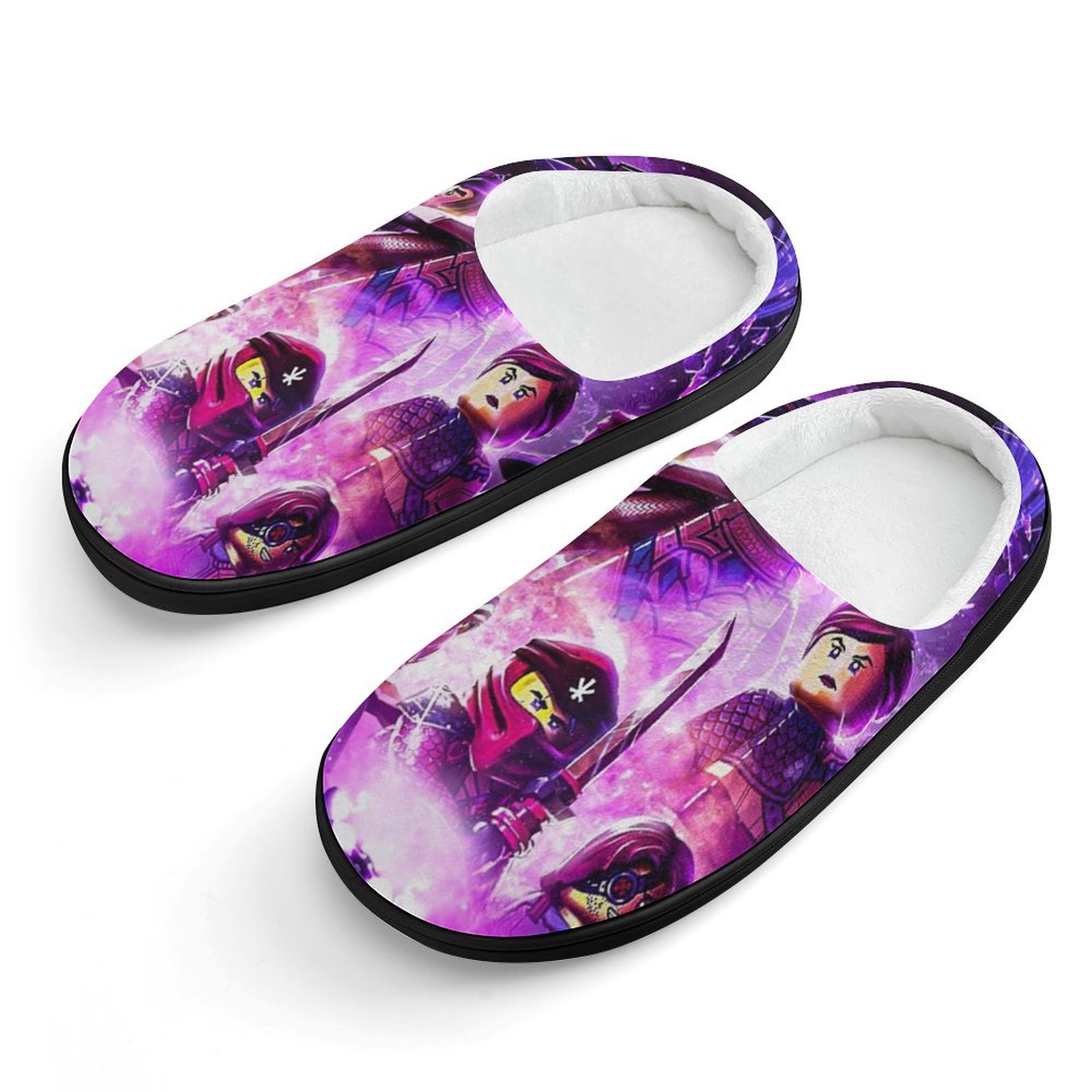 Ninjago Soft Plush Slippers for Boys Girls Winter Warm Cotton Slippers ...