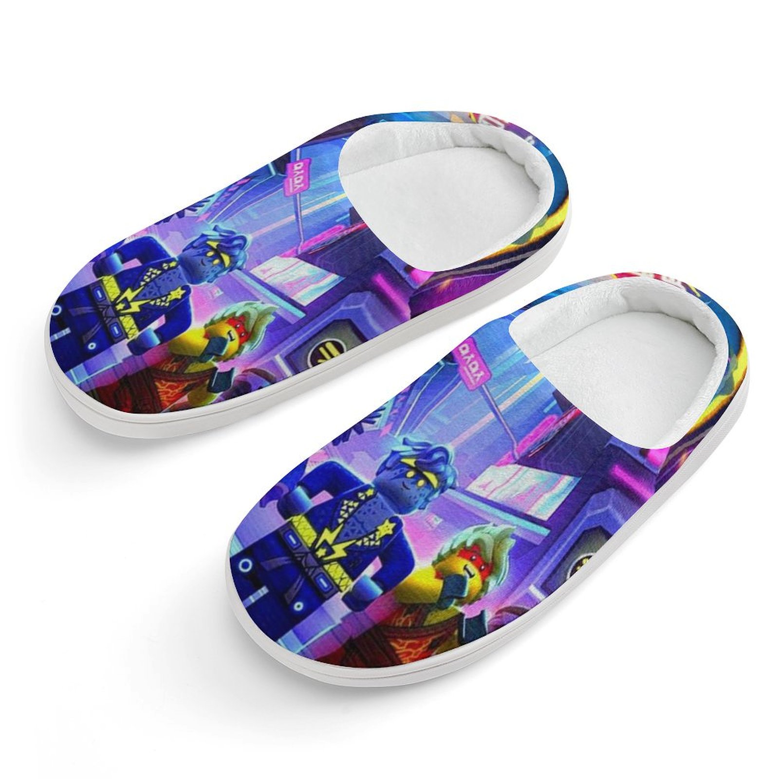 Ninjago Soft Plush Slippers for Boys Girls Winter Warm Cotton Slippers ...