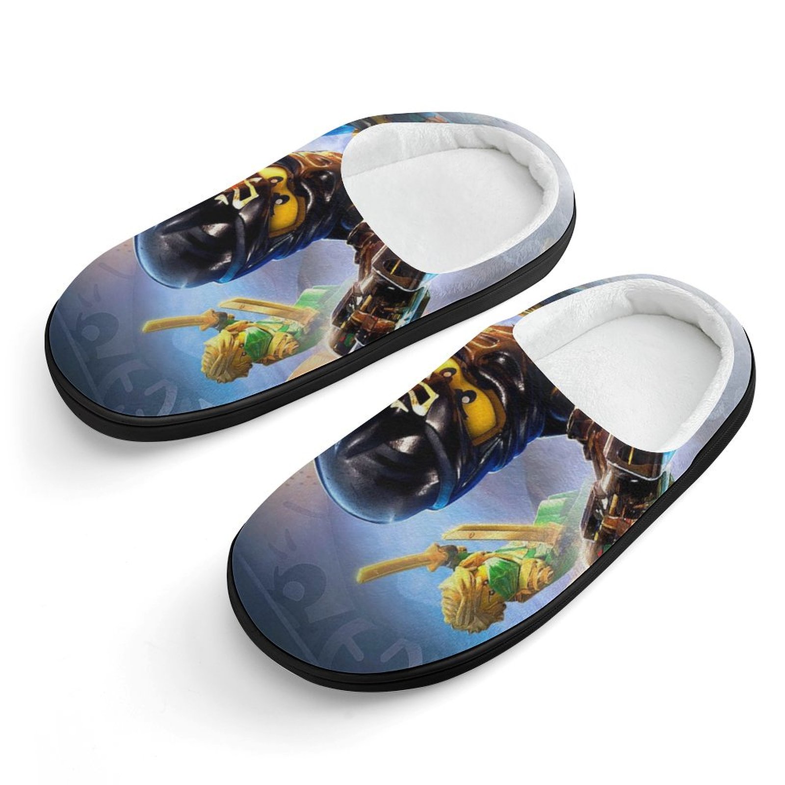 Ninjago Soft Plush Slippers for Boys Girls Winter Warm Cotton Slippers ...