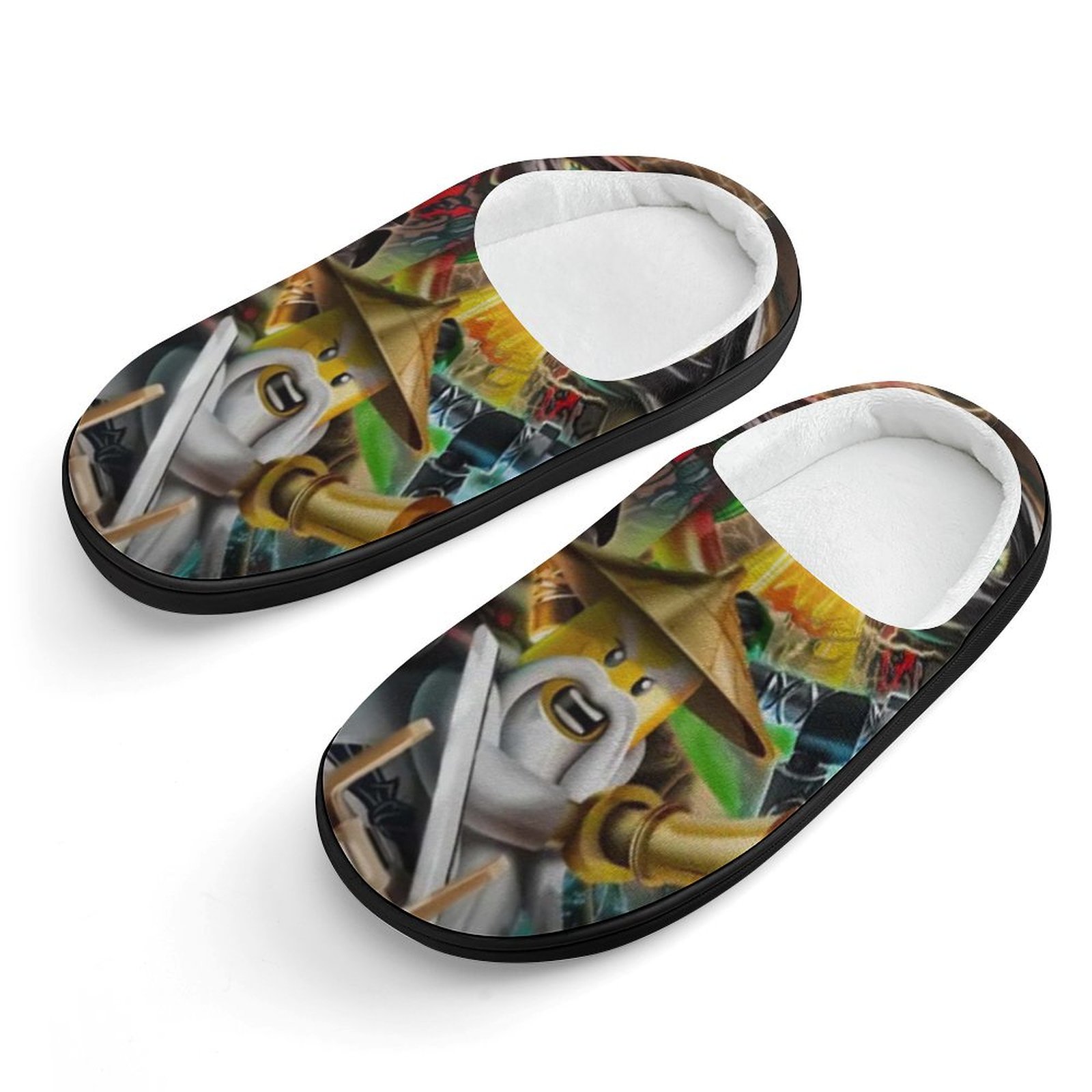 Ninjago Soft Plush Slippers for Boys Girls Winter Warm Cotton Slippers ...