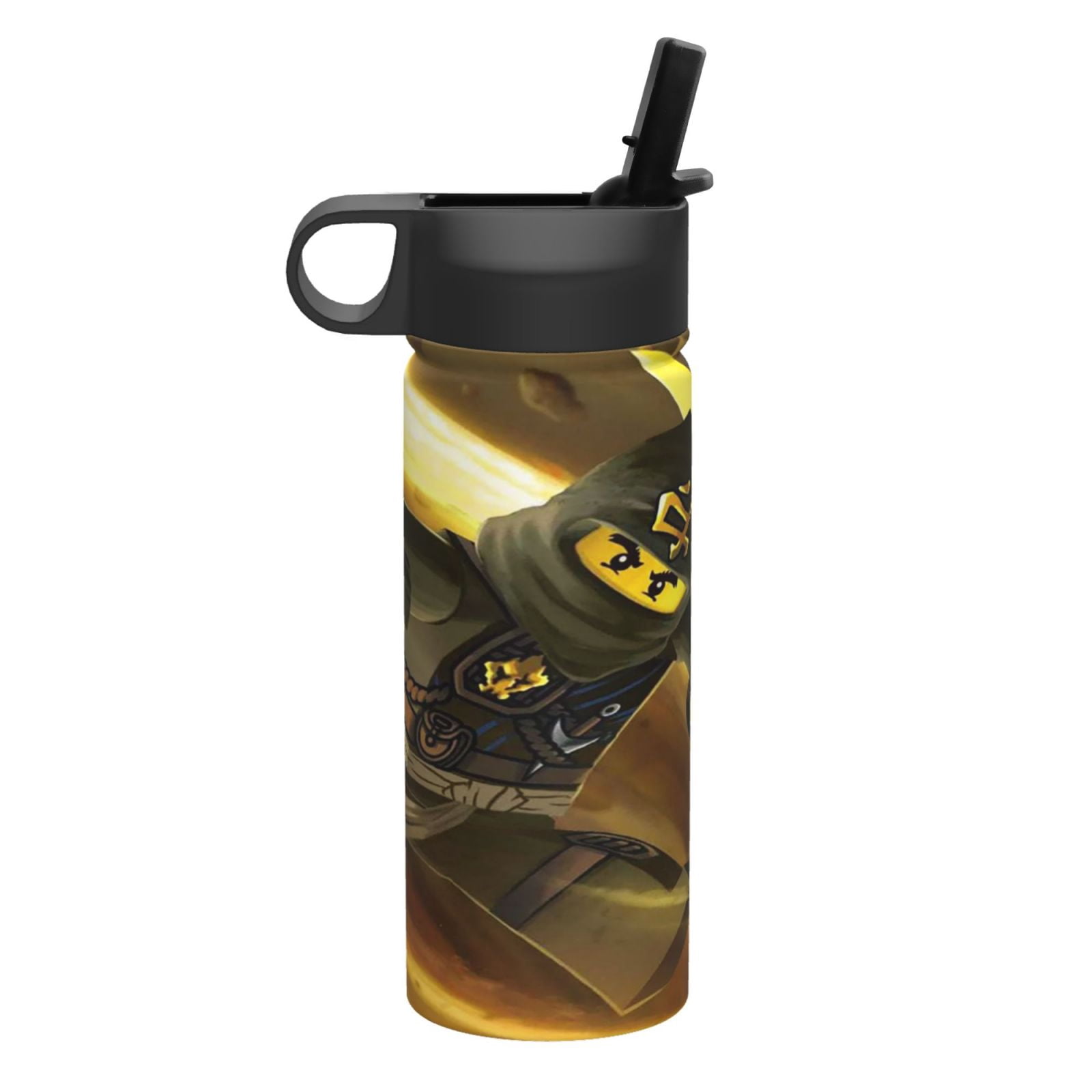 Ninjago Stainless Steel Water Bottle, 18oz Double Walled Vacuum ...